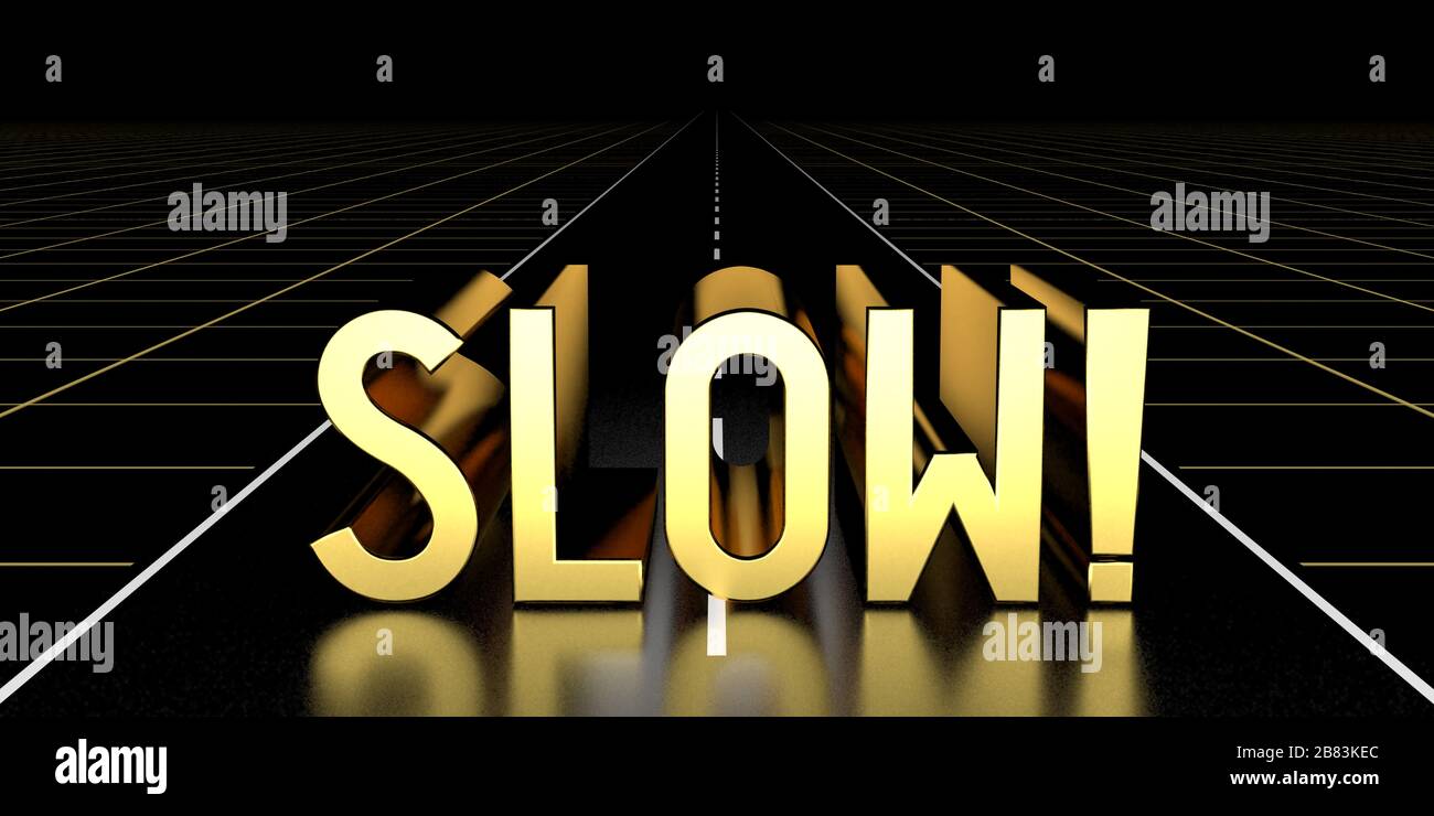 Road lines slow hi-res stock photography and images - Alamy
