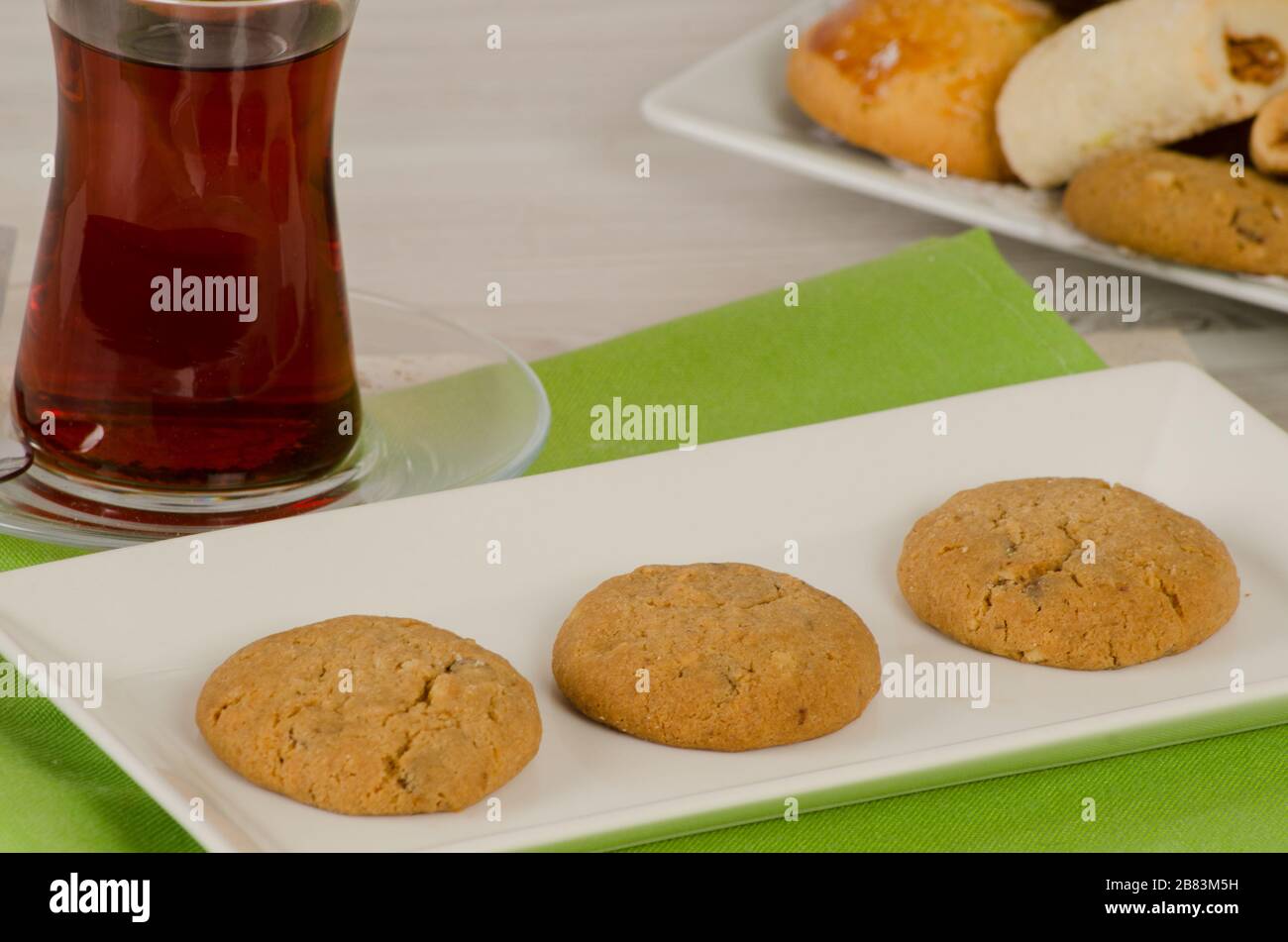 delicious cookies from turkish cuisine Stock Photo - Alamy