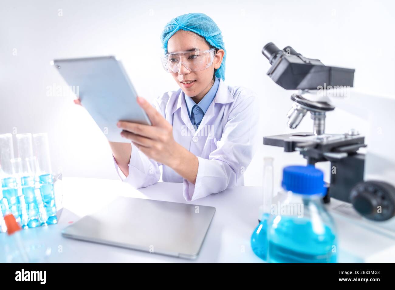 Researchers are analyzing data to create scientific innovations. Modern ...