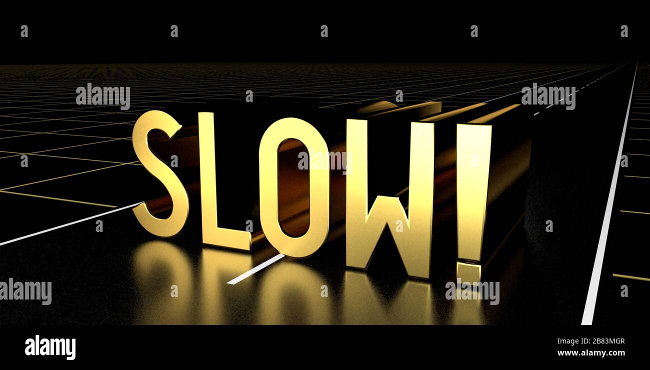 Road lines slow hi-res stock photography and images - Alamy