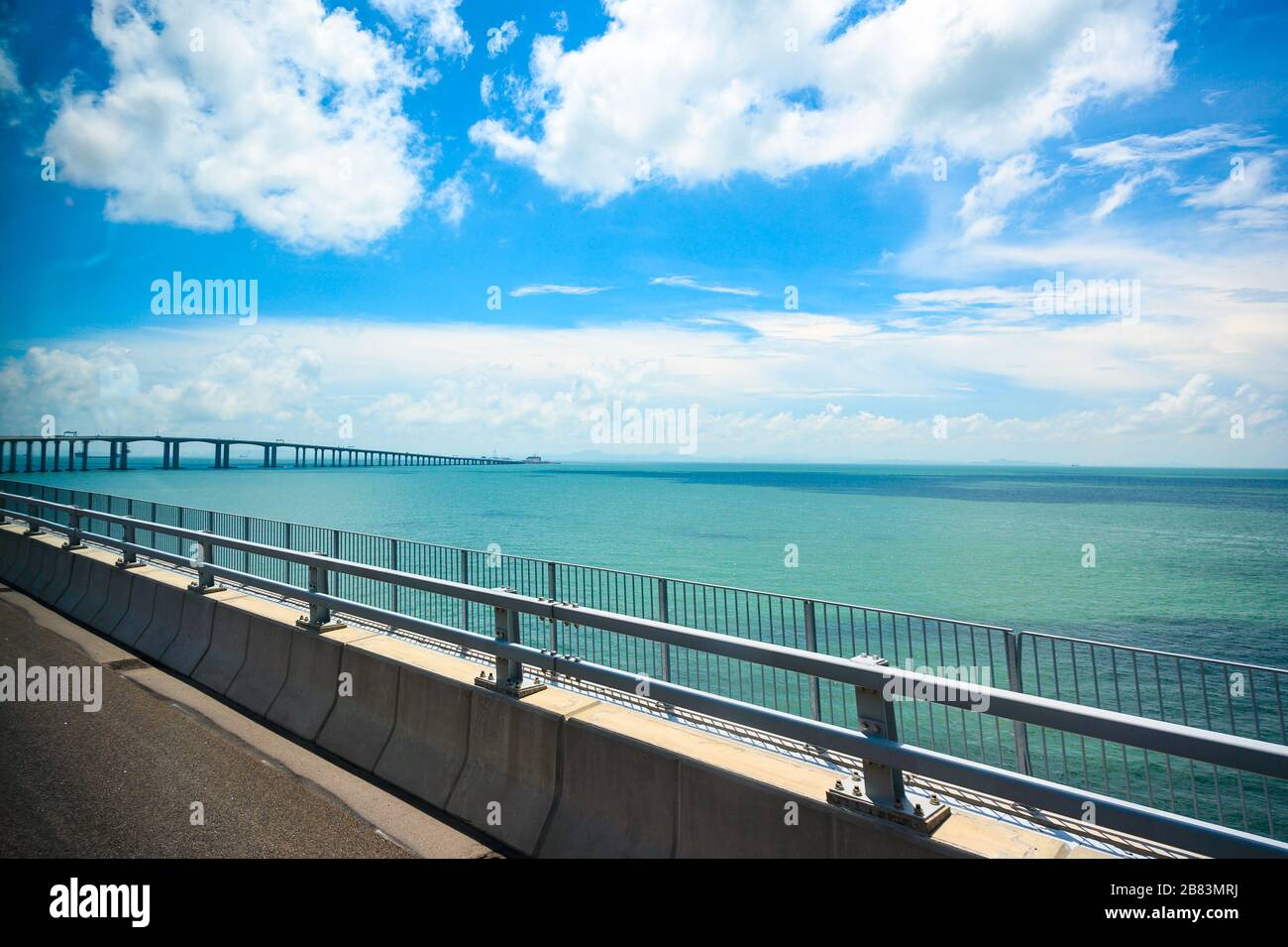 Macau bridge, the longest bridge of Asia Stock Photo - Alamy