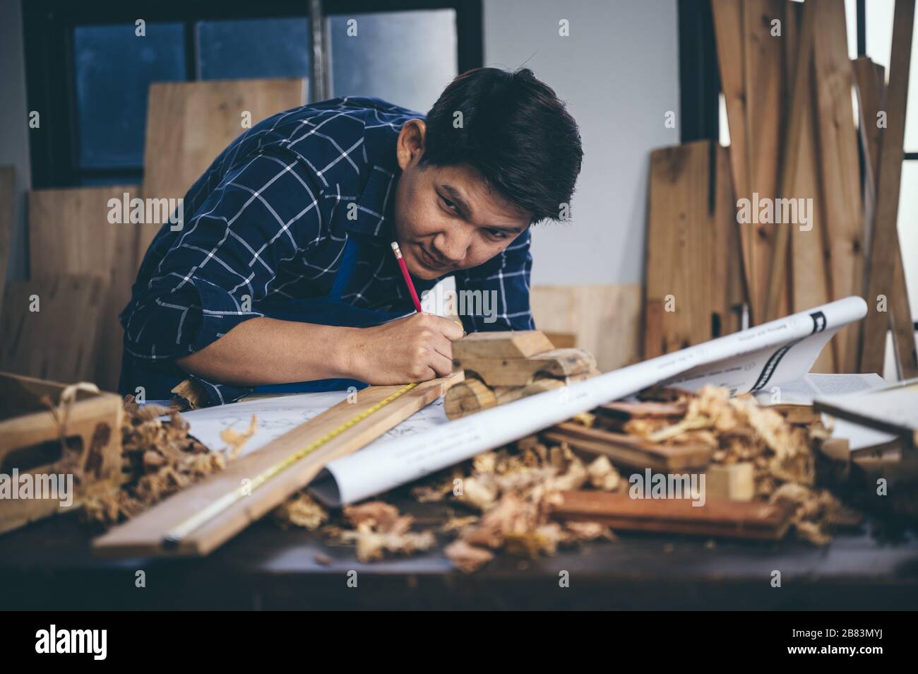 Crafts man carpenter detail hi-res stock photography and images - Alamy