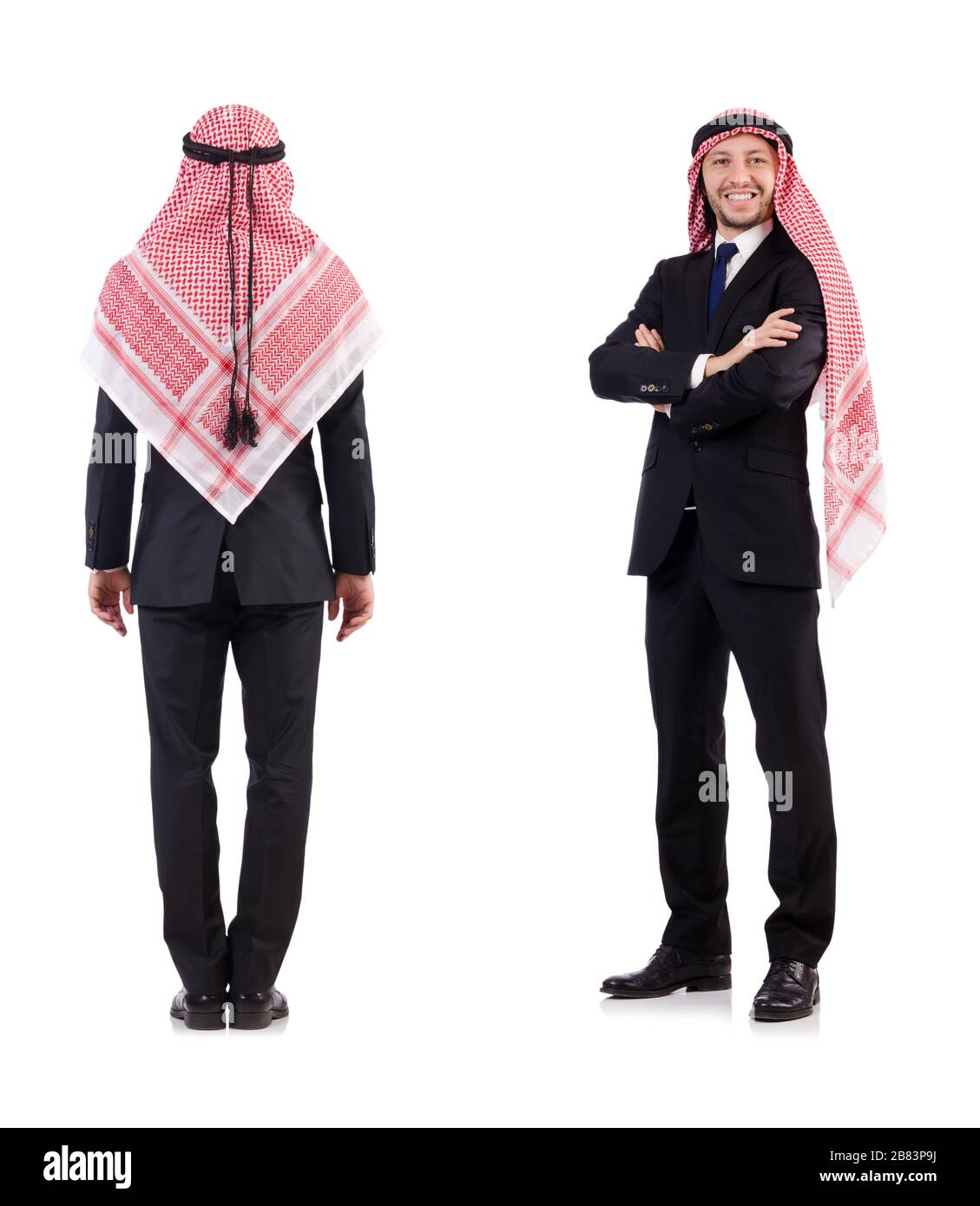 Back view young muslim man Cut Out Stock Images & Pictures - Alamy