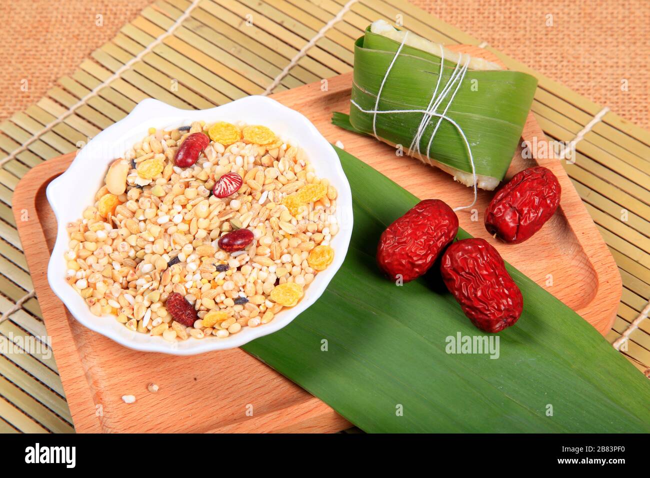 Rice dumplings, A Chinese delicacy Stock Photo - Alamy