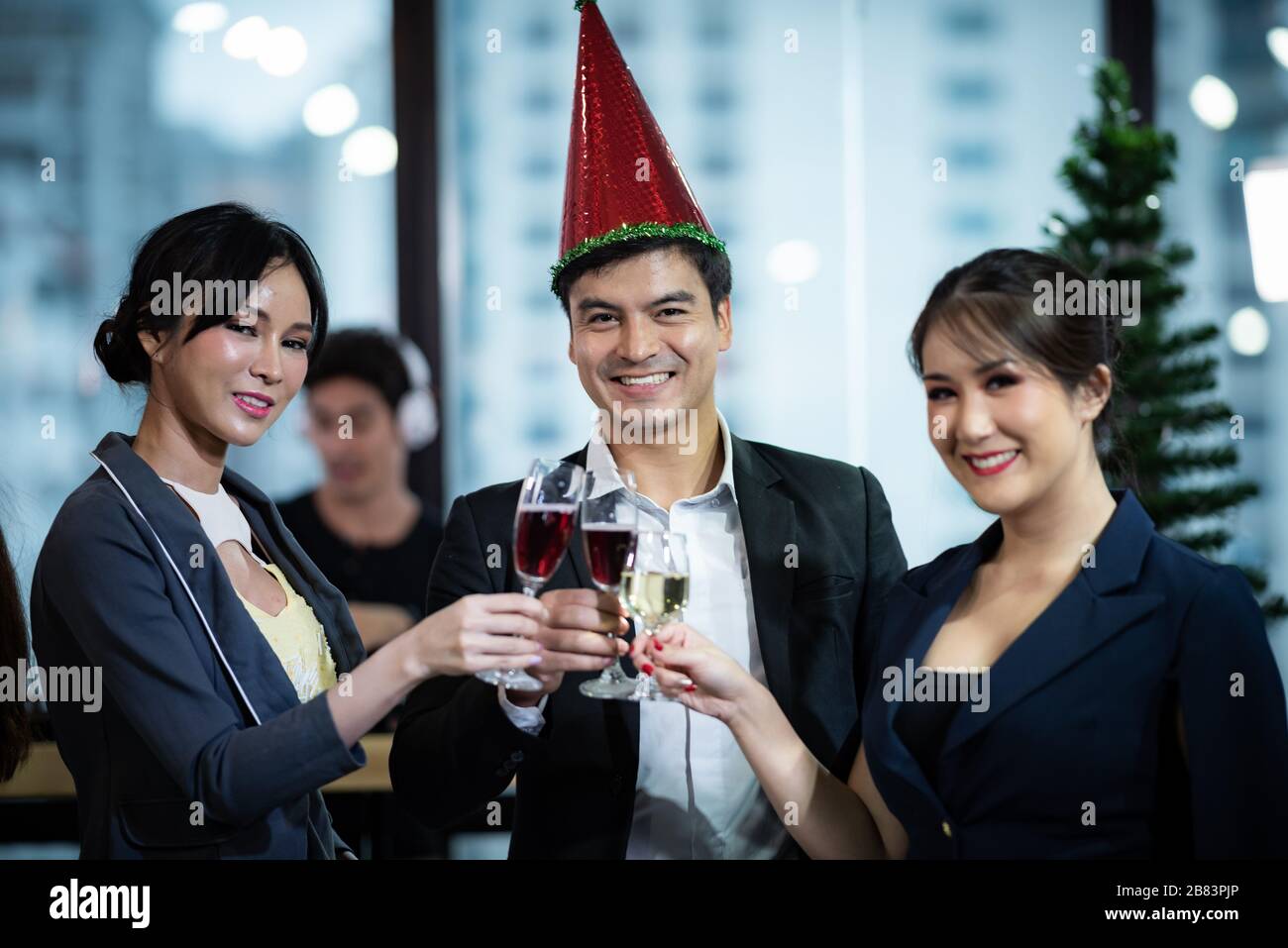 Business People Party Celebration Success Concept Stock Photo - Alamy