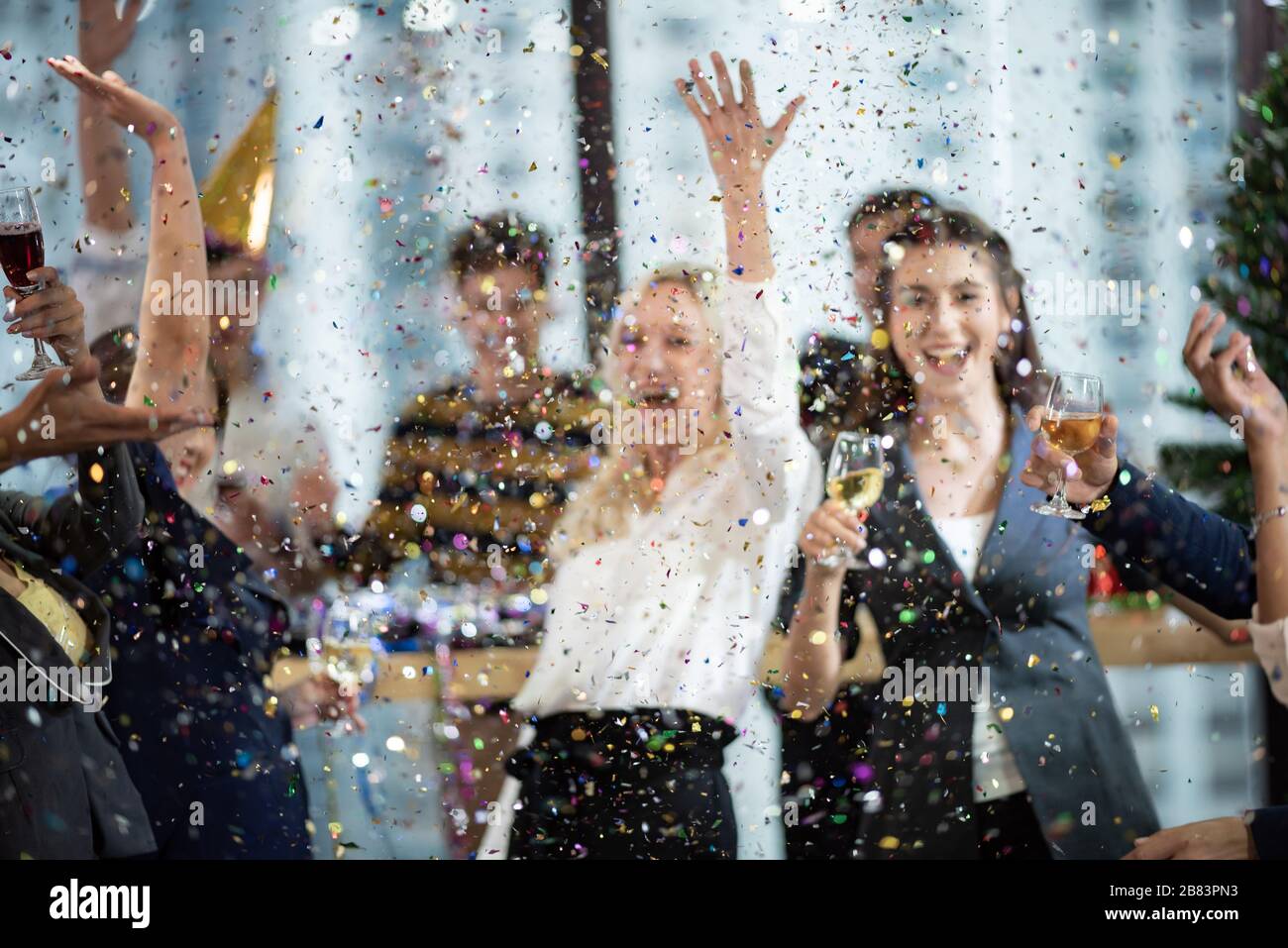 Business People Party Celebration Success Concept Stock Photo - Alamy