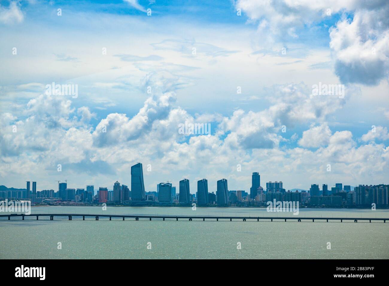 Macau bridge, the longest bridge of Asia Stock Photo - Alamy