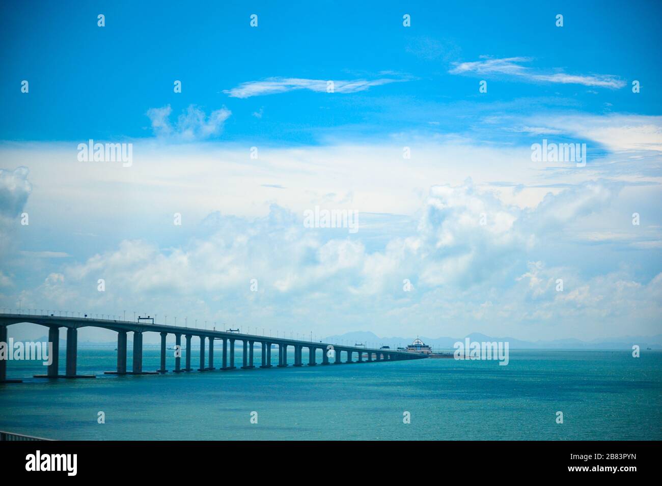 Macau bridge, the longest bridge of Asia Stock Photo - Alamy