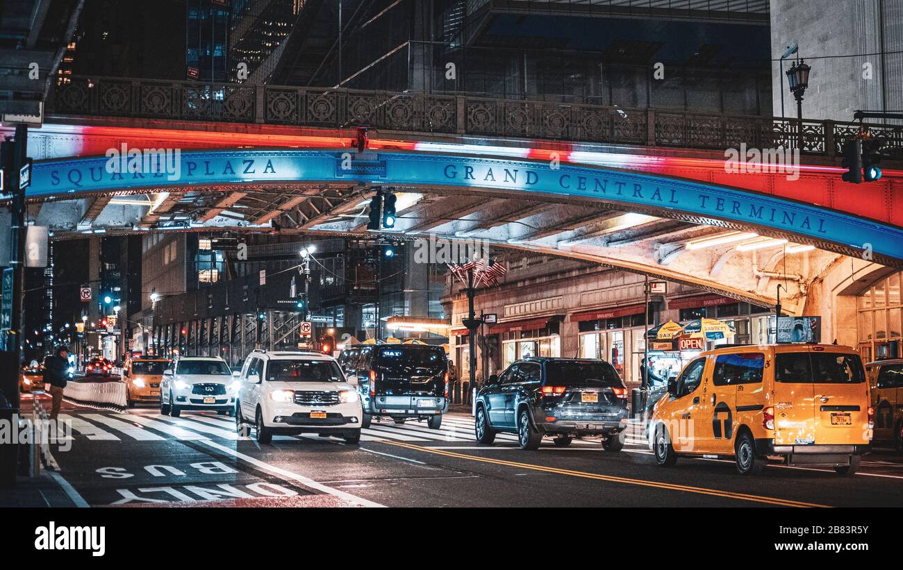 Square Plaza at New York City Stock Photo - Alamy