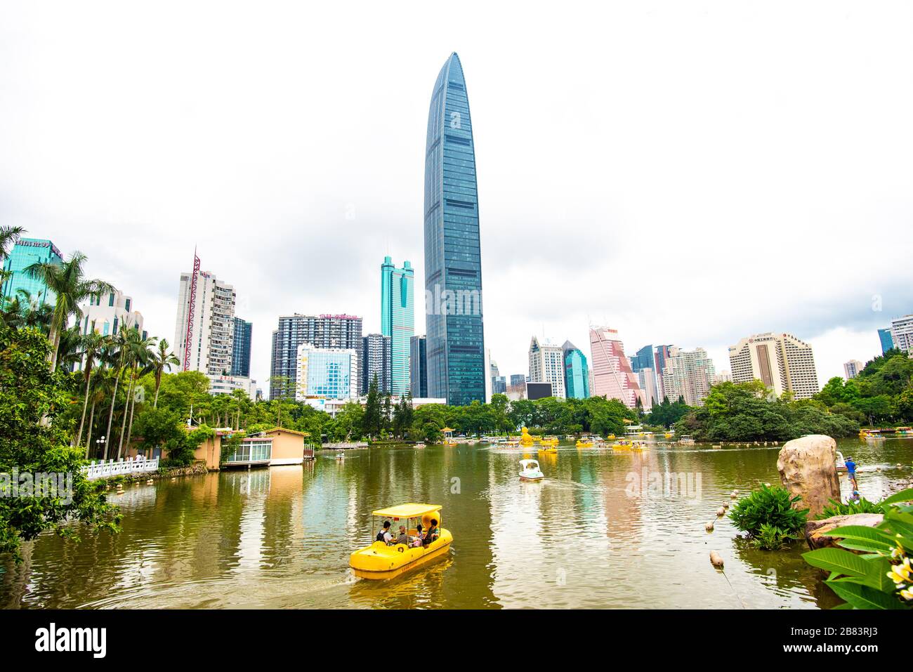 Shenzhen, China - August, 2019 : Cityscape of Shenzhen, China. Shenzhen ...