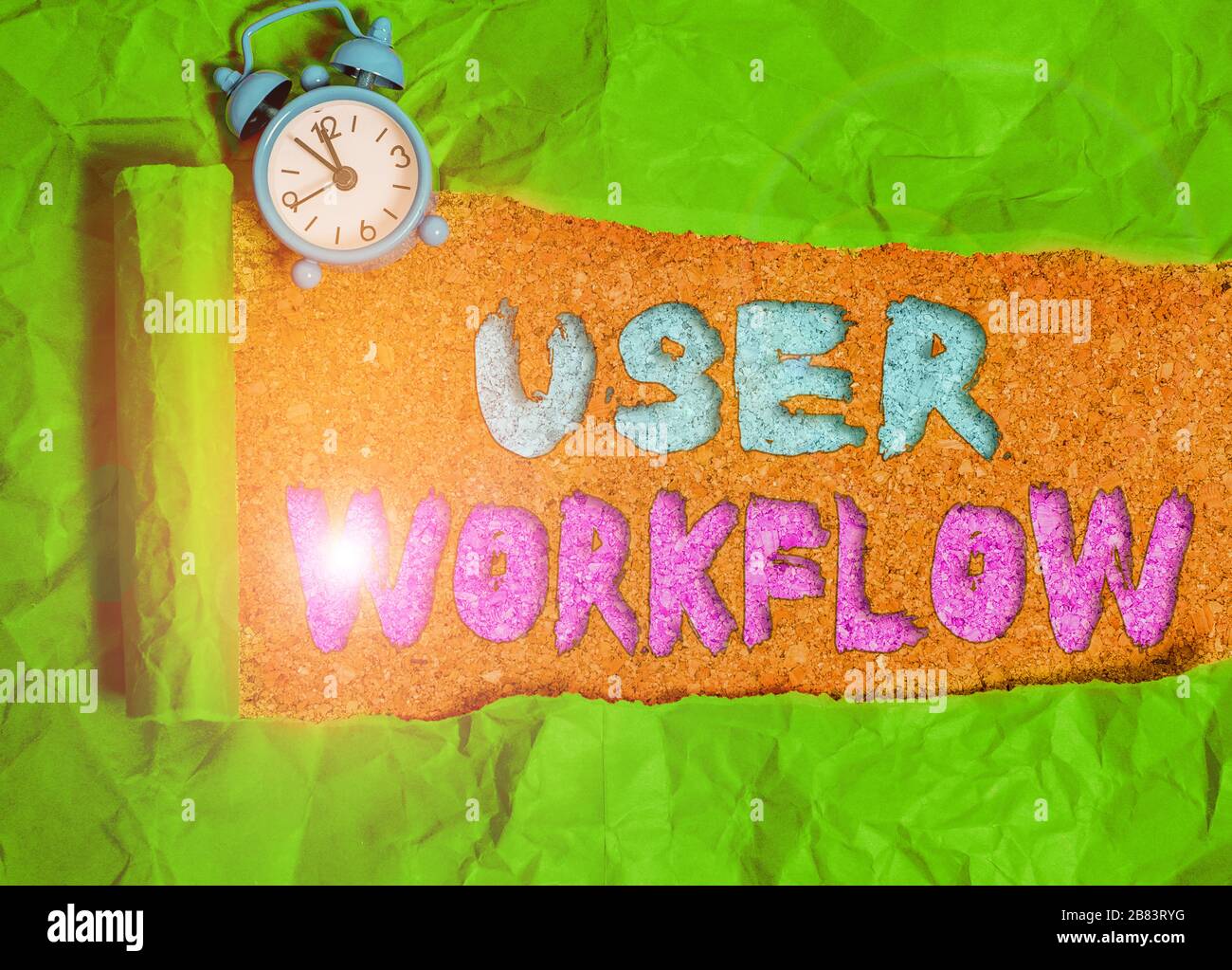 Word writing text User Workflow. Business photo showcasing orchestrated ...
