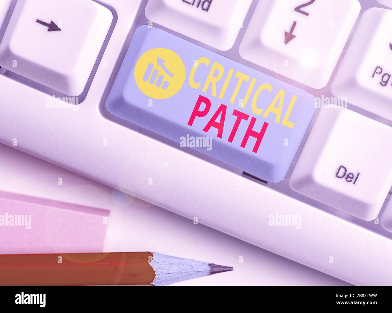 Text sign showing Critical Path. Business photo text sequence of stages ...