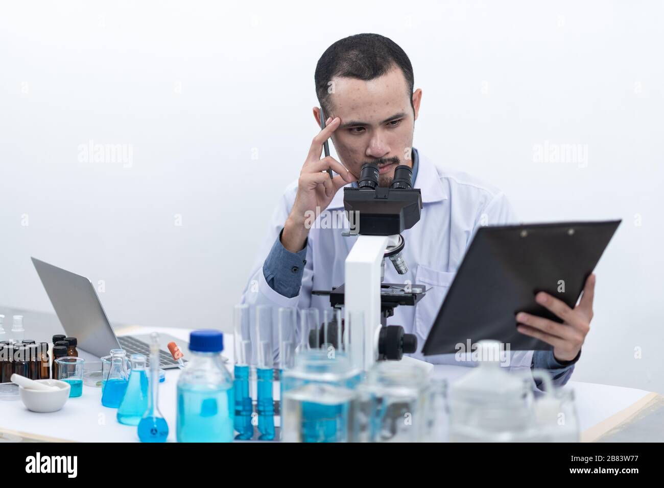 Chemical analysis From laboratory tests Stock Photo - Alamy
