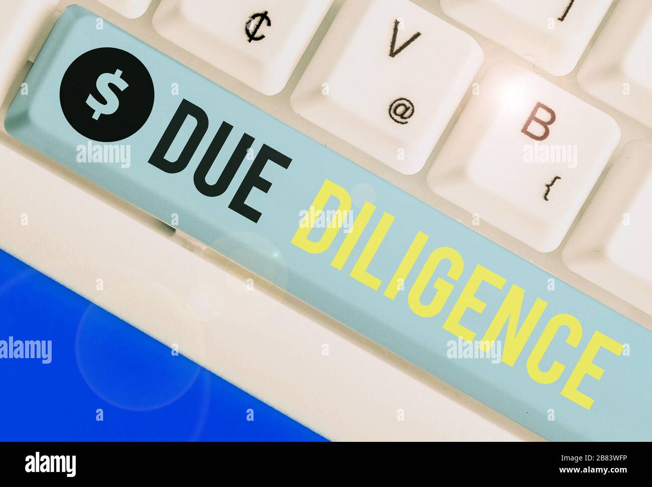 Conceptual hand writing showing Due Diligence. Concept meaning Rational ...