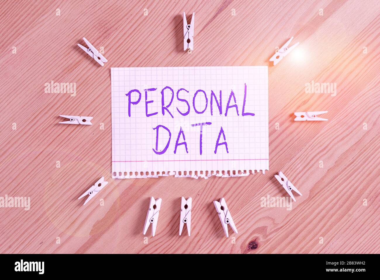 Conceptual hand writing showing Personal Data. Concept meaning ...