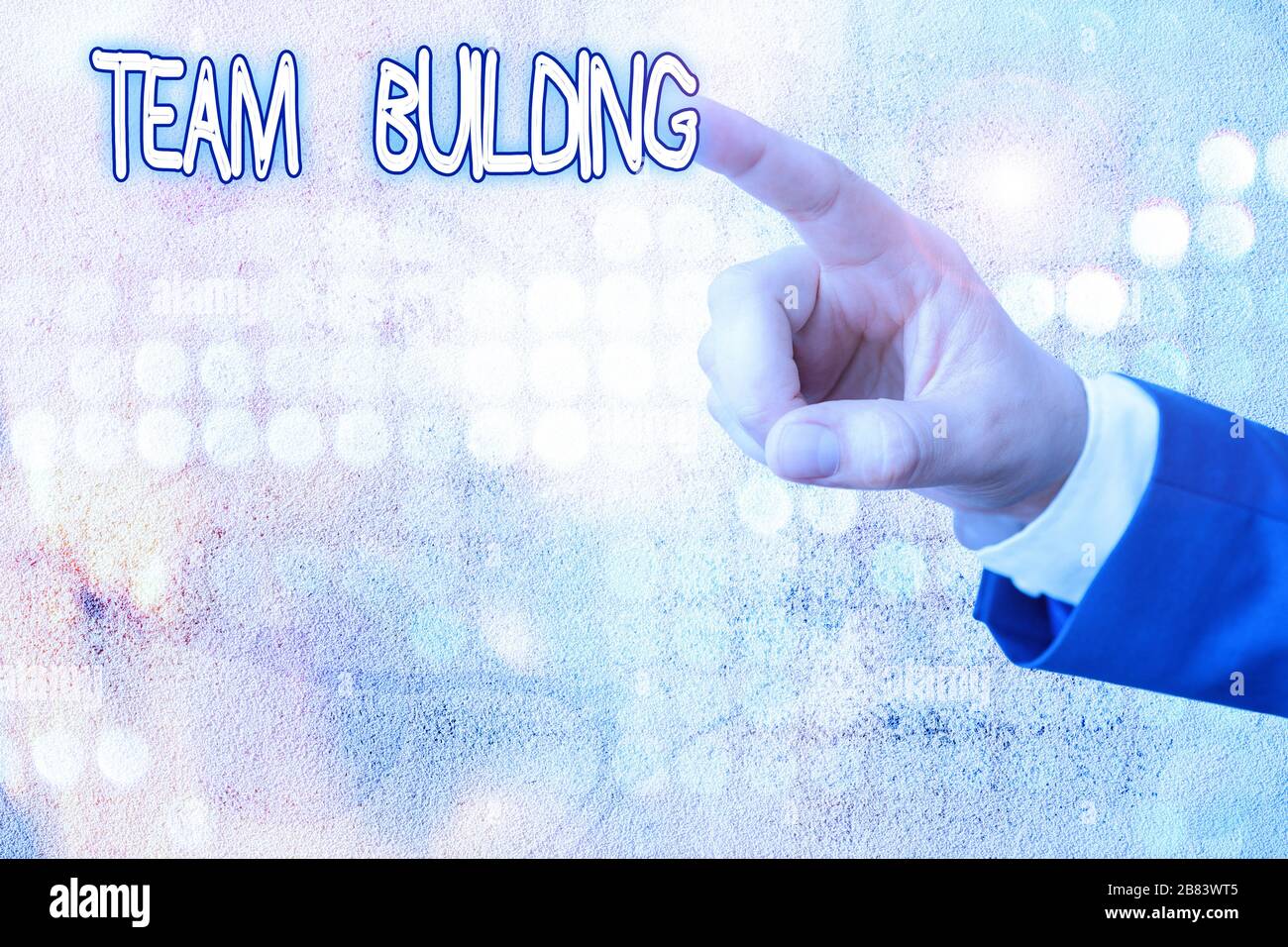 Handwriting text writing Team Building. Conceptual photo activities ...