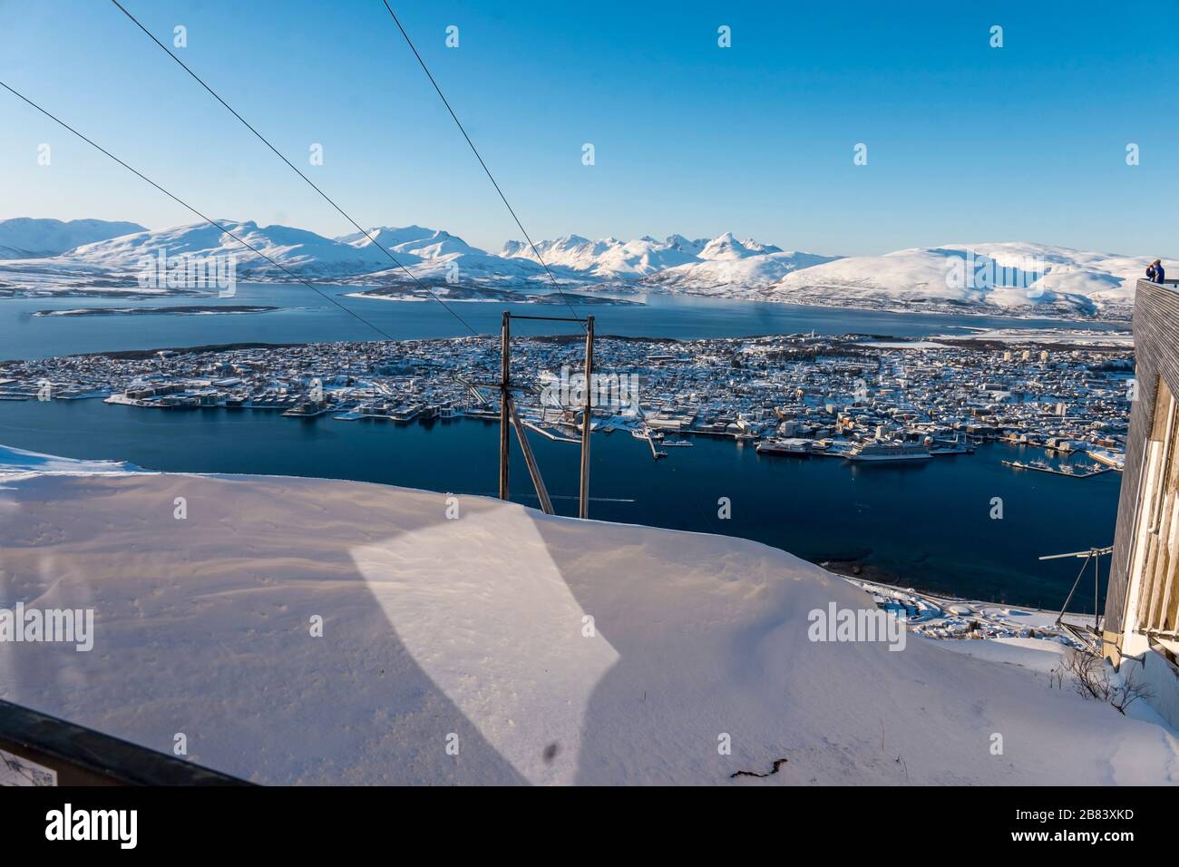 Tromso northern lights car hi-res stock photography and images - Alamy