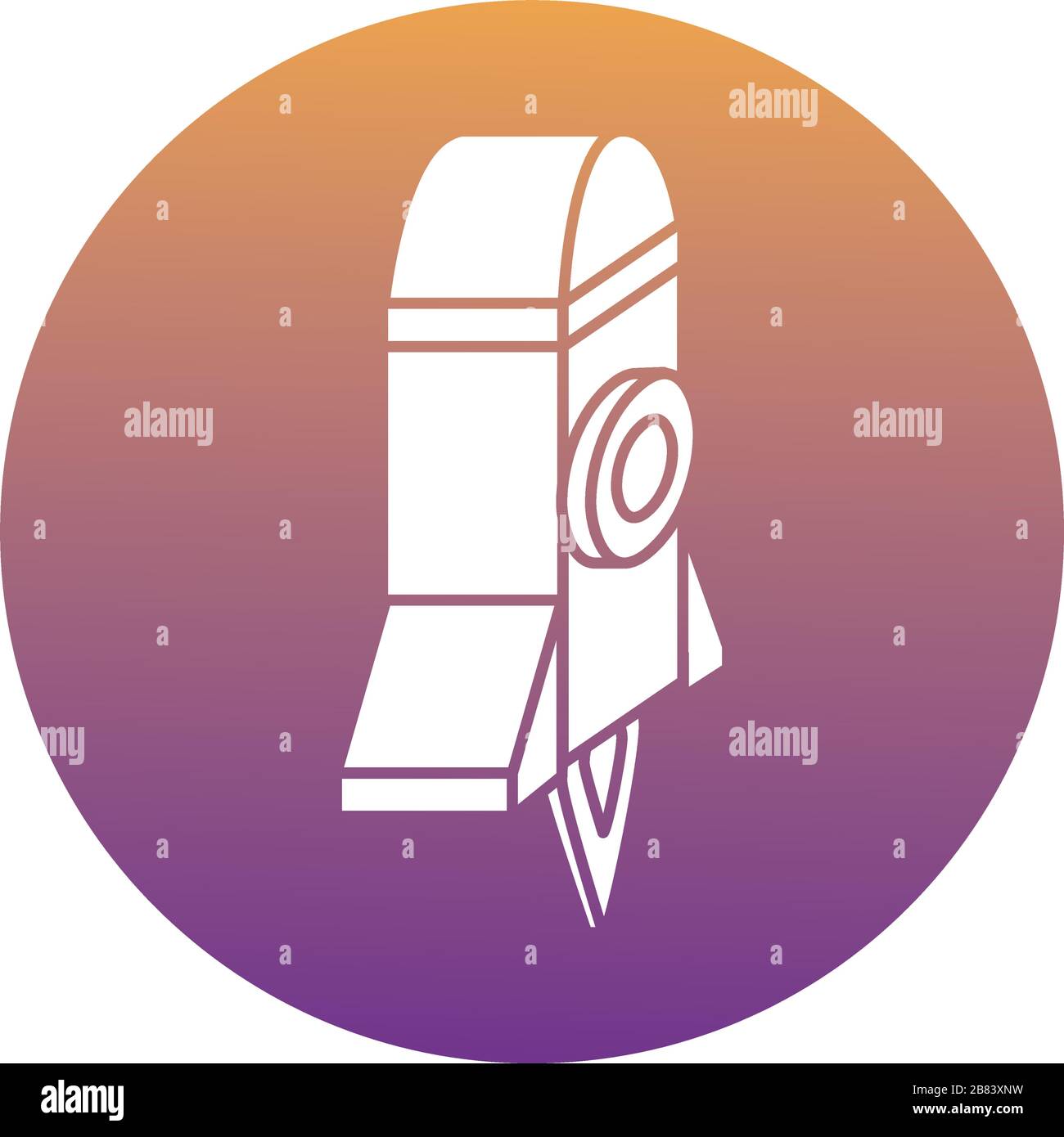rocket launcher block style icon Stock Vector Image & Art - Alamy