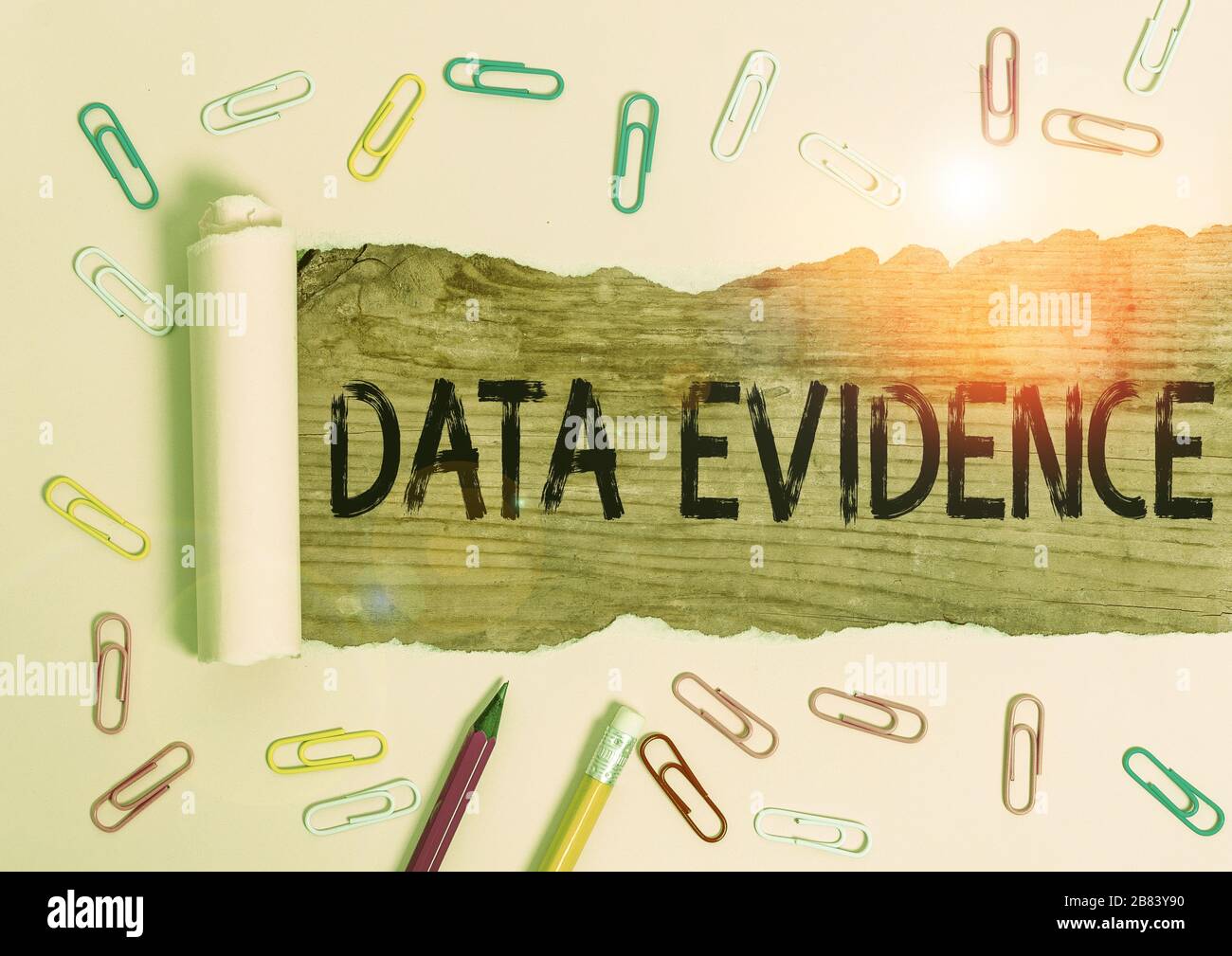 Conceptual hand writing showing Data Evidence. Concept meaning relevant ...