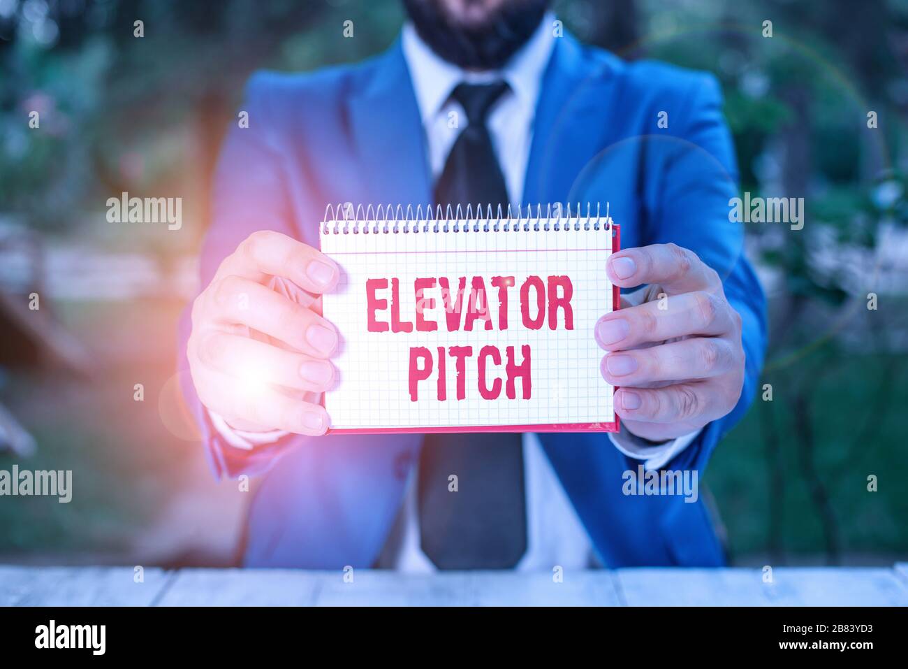 Handwriting text Elevator Pitch. Conceptual photo the elevator ...