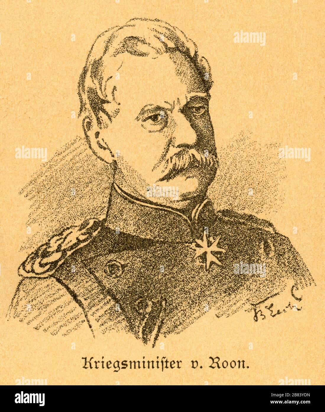 Minister of war albrecht von roon hi-res stock photography and images ...