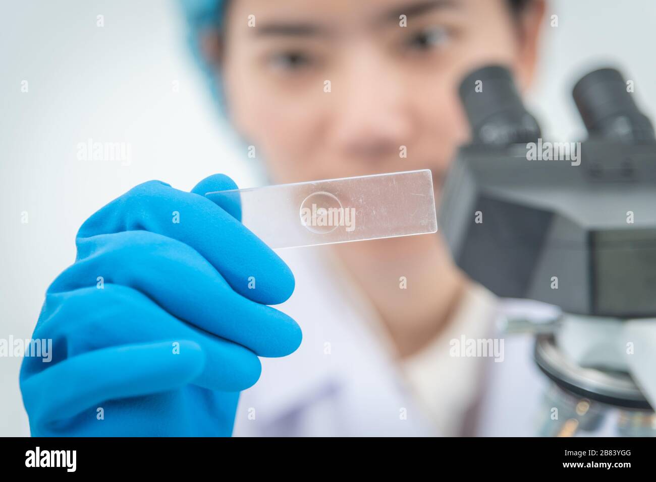 Researchers are working on product development. Modern innovation ...