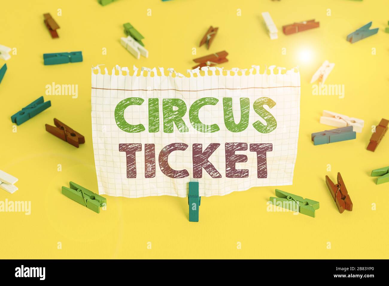 Word writing text Circus Ticket. Business photo showcasing card that ...