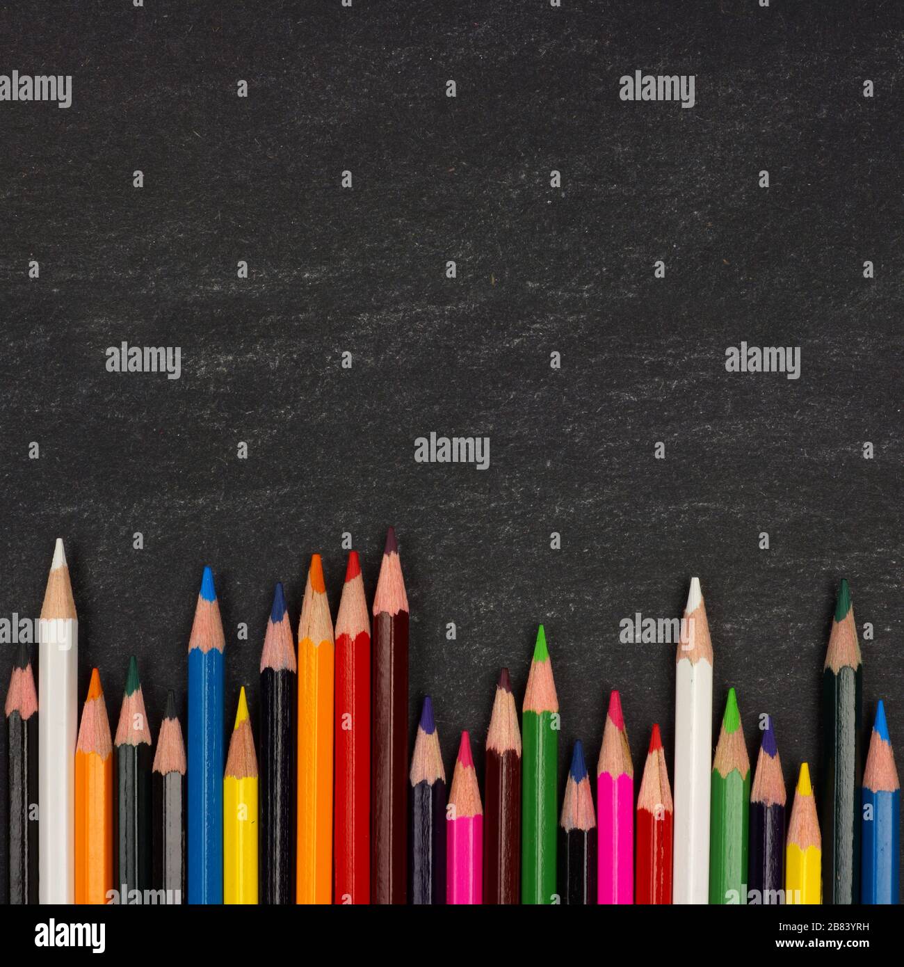 Pencil border hi-res stock photography and images - Alamy