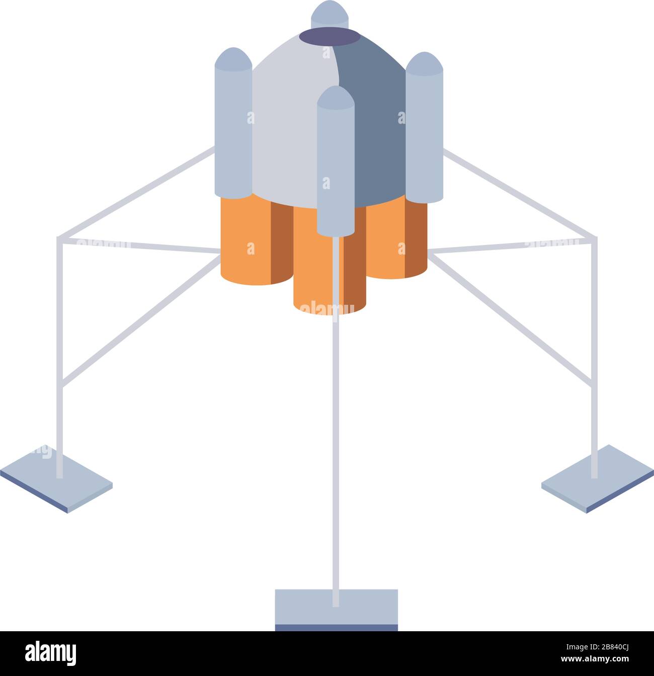 lunar module fill style icon of Space futuristic cosmos outside ...