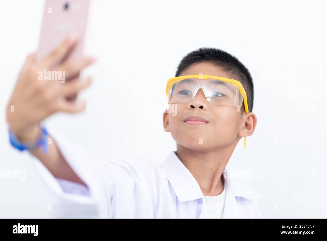 Boys are enjoying learning in the laboratory Stock Photo - Alamy