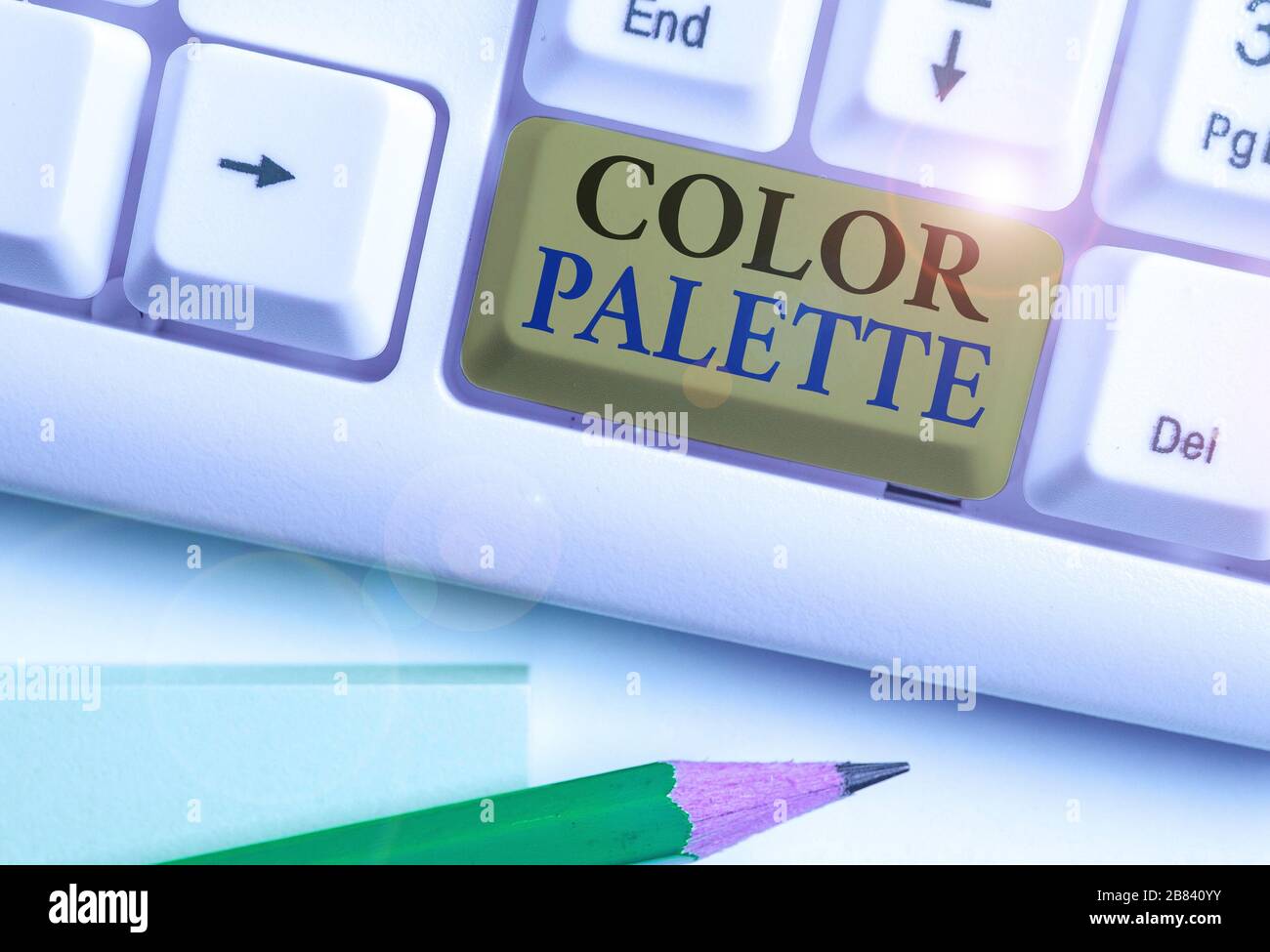 Word writing text Color Palette. Business photo showcasing full range ...