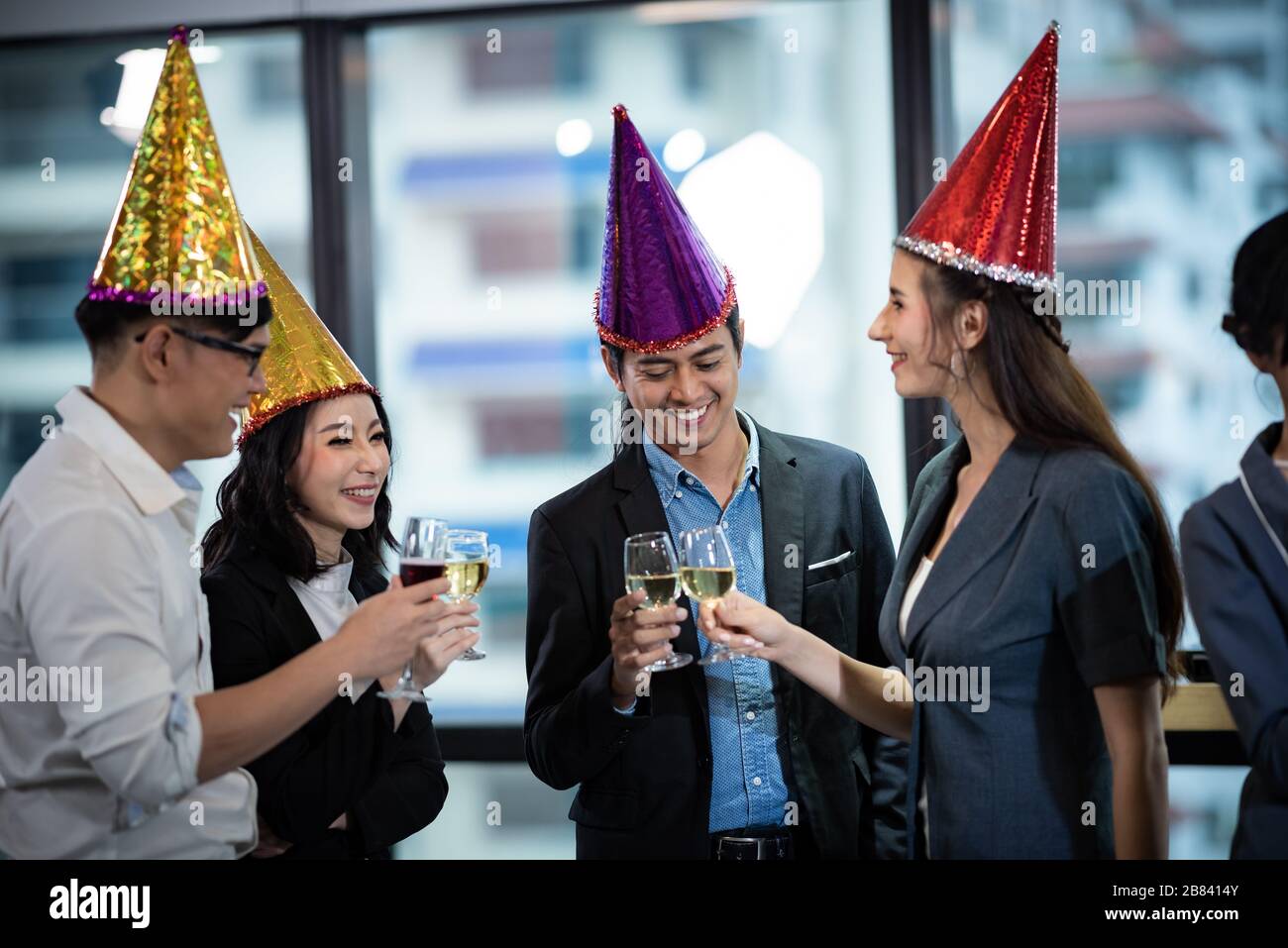 Marry christmas office hi-res stock photography and images - Alamy