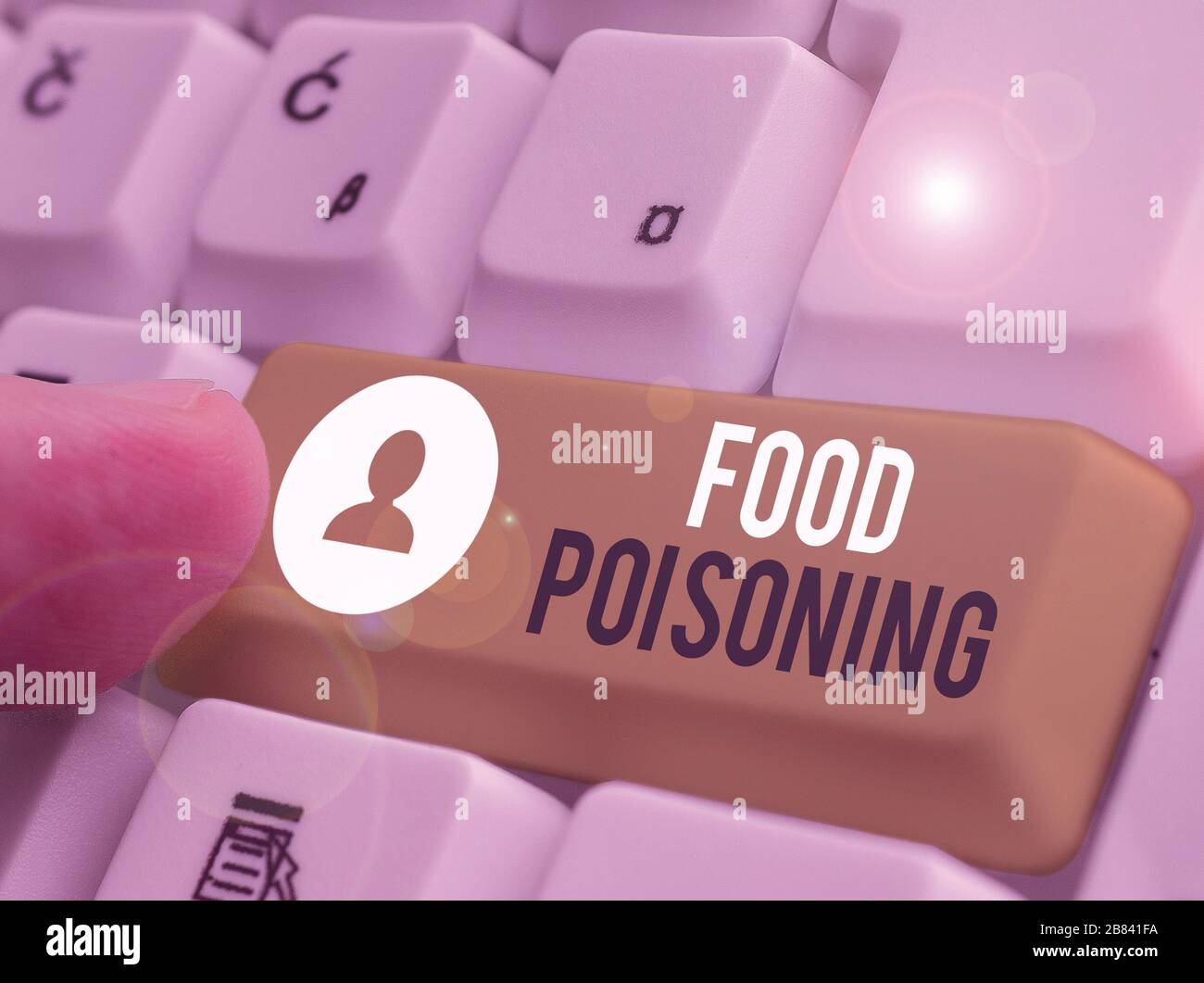 Text sign showing Food Poisoning. Business photo showcasing the illness ...