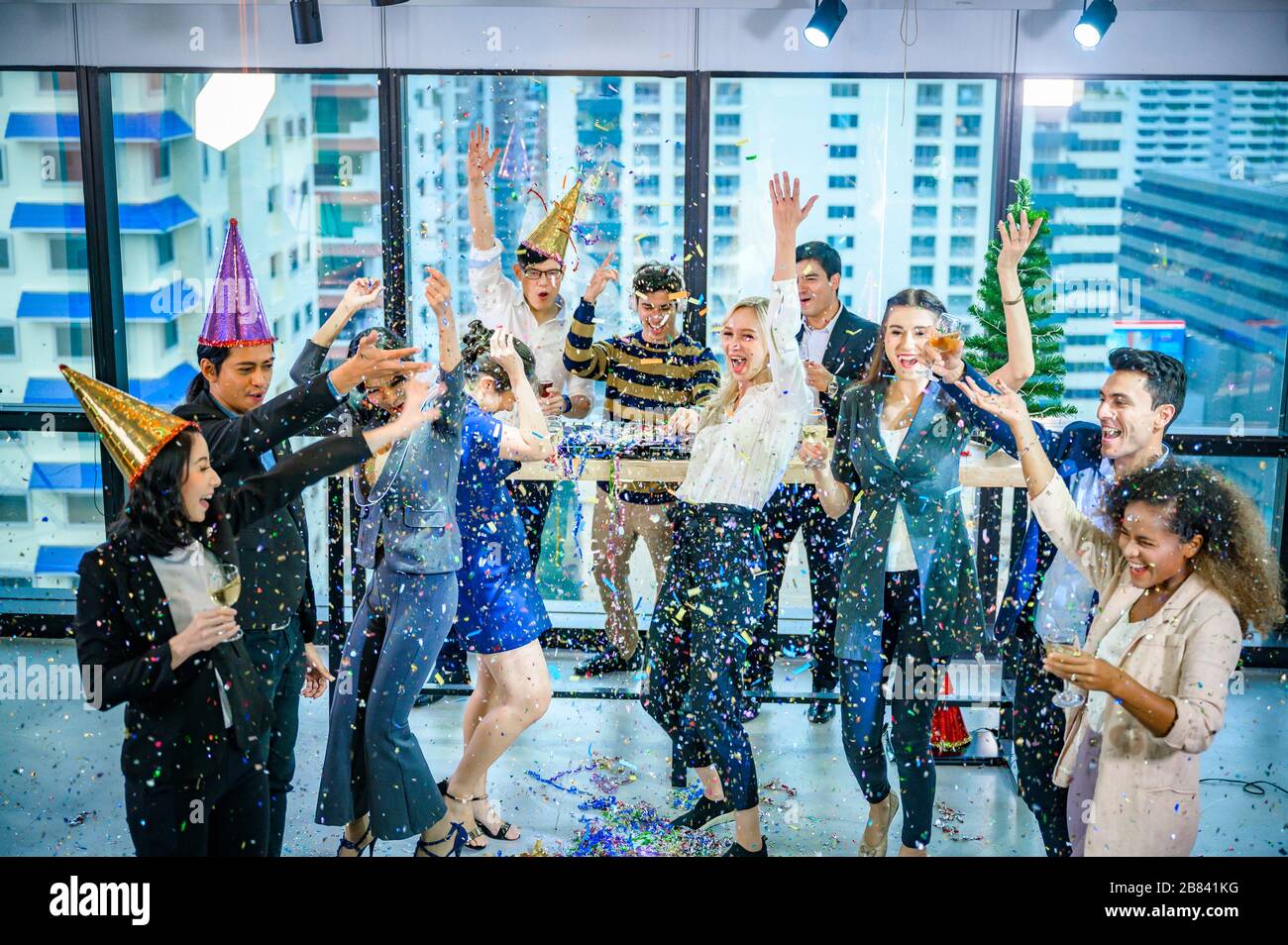 Celebrate success with colleagues. Business celebration party Stock ... Celebrate success with colleagues. Business celebration party Stock ...
