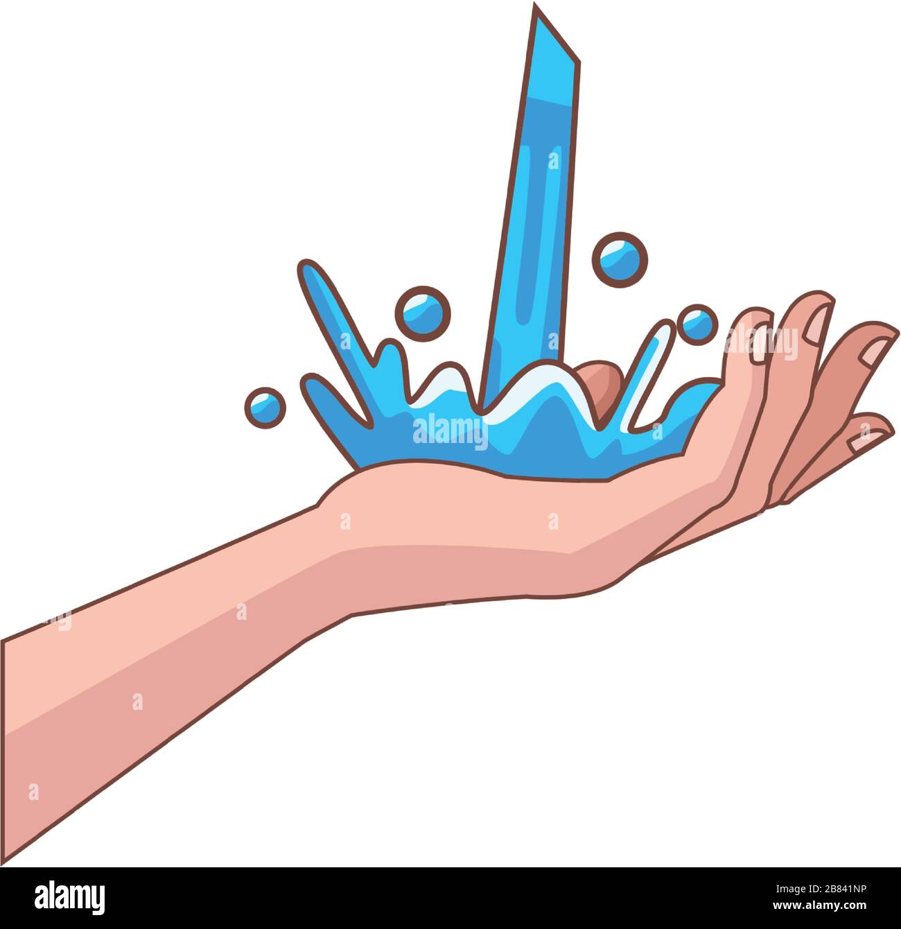 hand human washing isolated icon Stock Vector Image & Art - Alamy