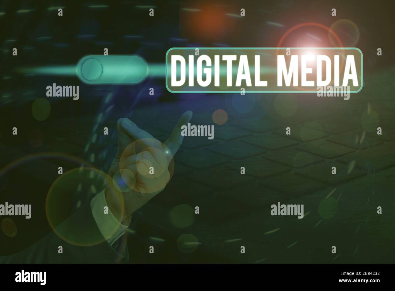 Word writing text Digital Media. Business photo showcasing digitized ...