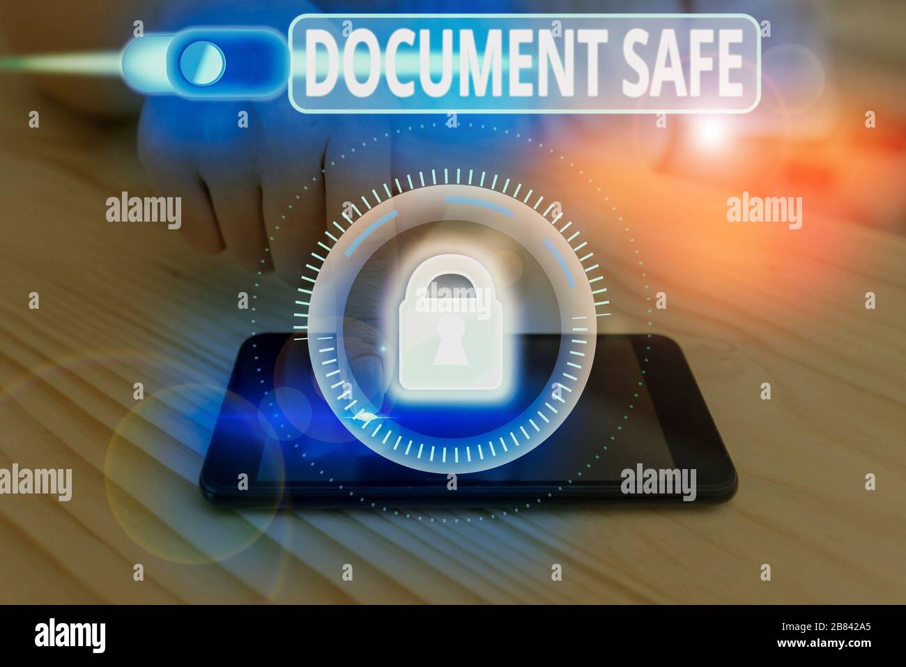 Handwriting text Document Safe. Conceptual photo keep your important ...