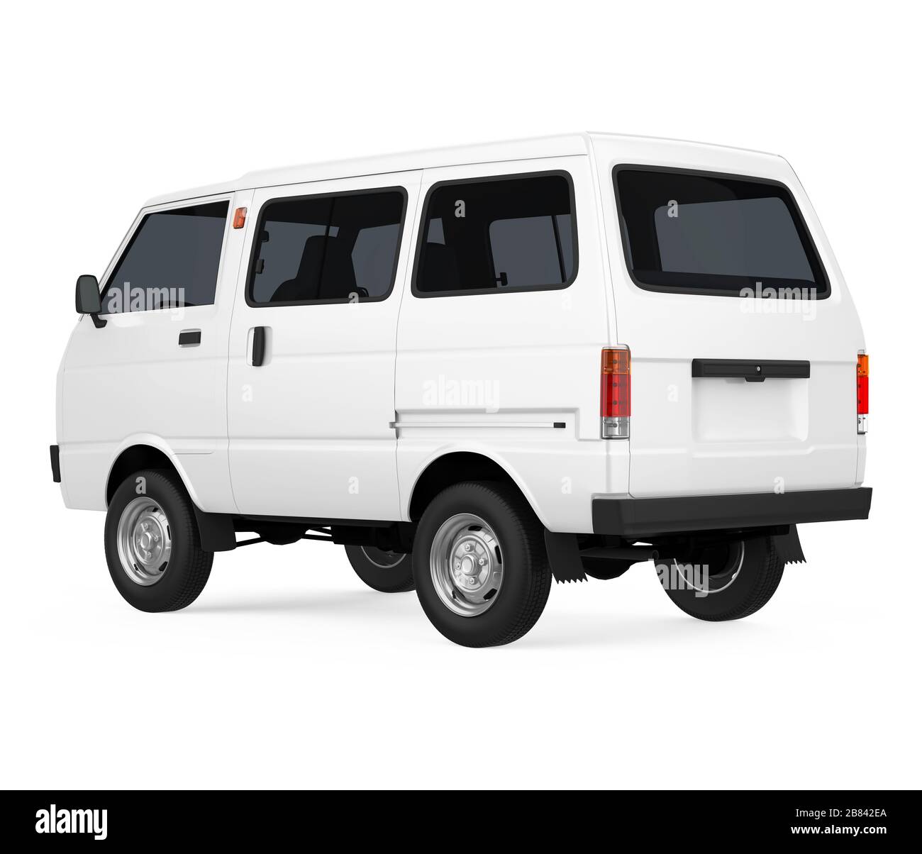 Old Van Isolated Stock Photo - Alamy