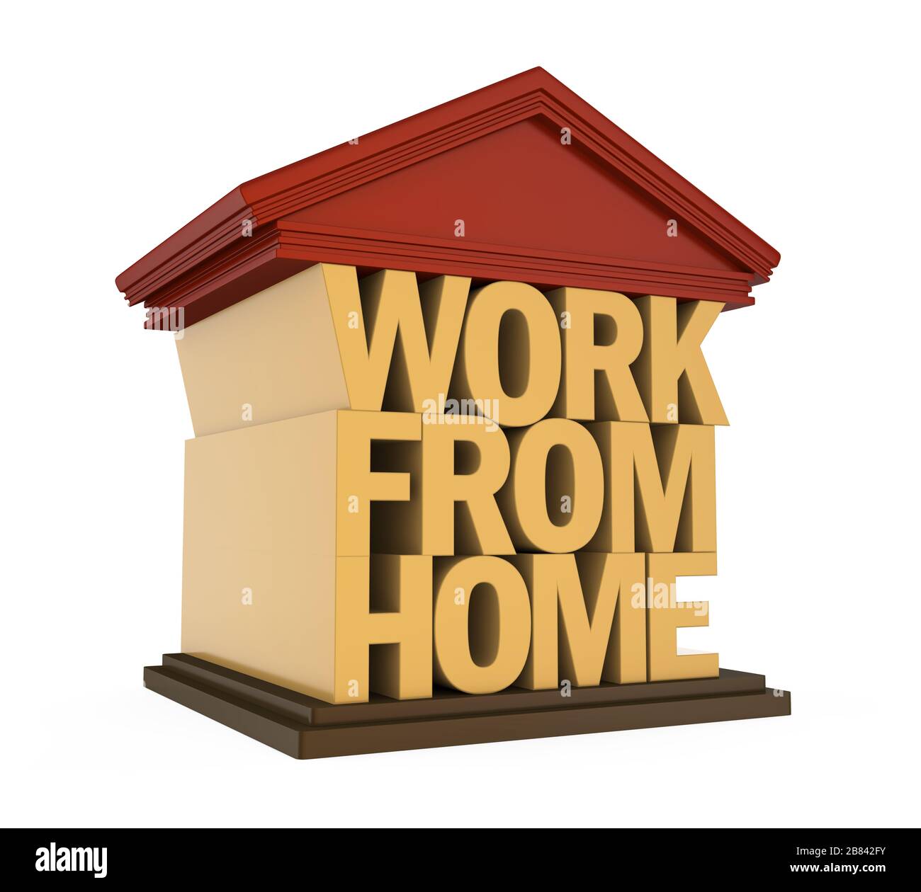 Message work from home Cut Out Stock Images & Pictures - Alamy