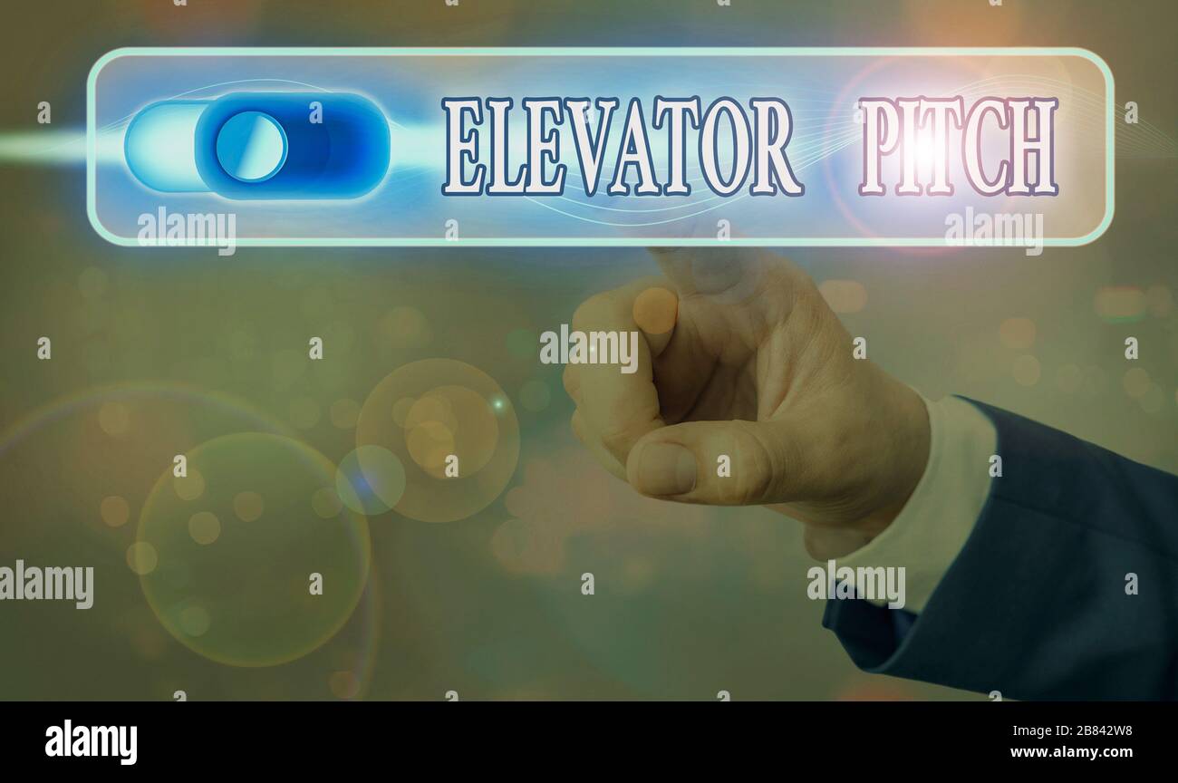 Elevator Pitch High Resolution Stock Photography and Images - Alamy