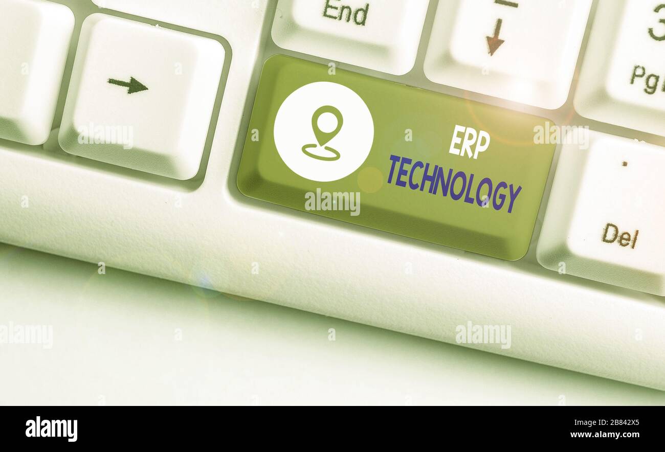 Handwriting text Erp Technology. Conceptual photo the integrated ... Handwriting text Erp Technology. Conceptual photo the integrated ...