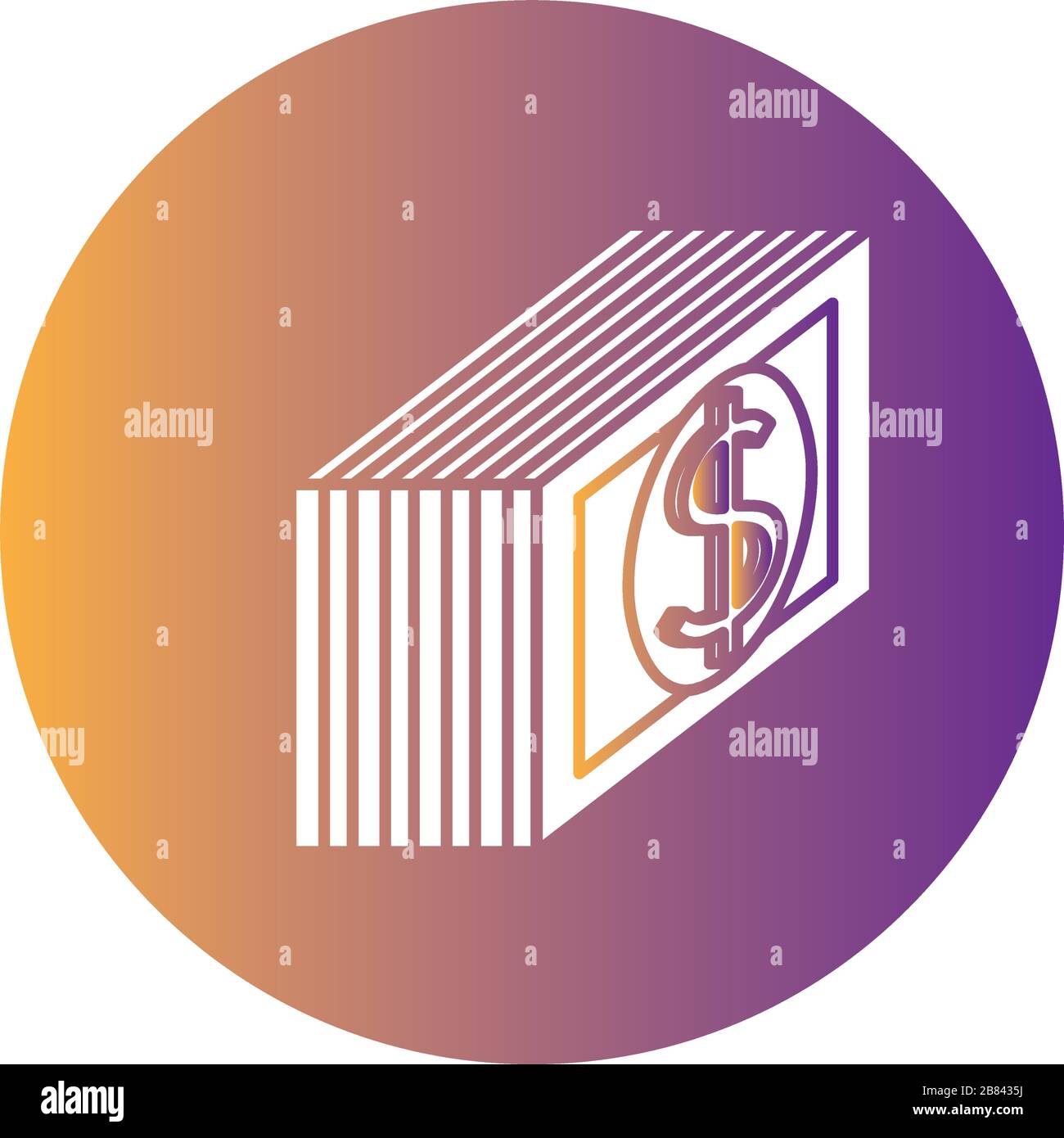 bills money dollars block style icon Stock Vector Image & Art - Alamy