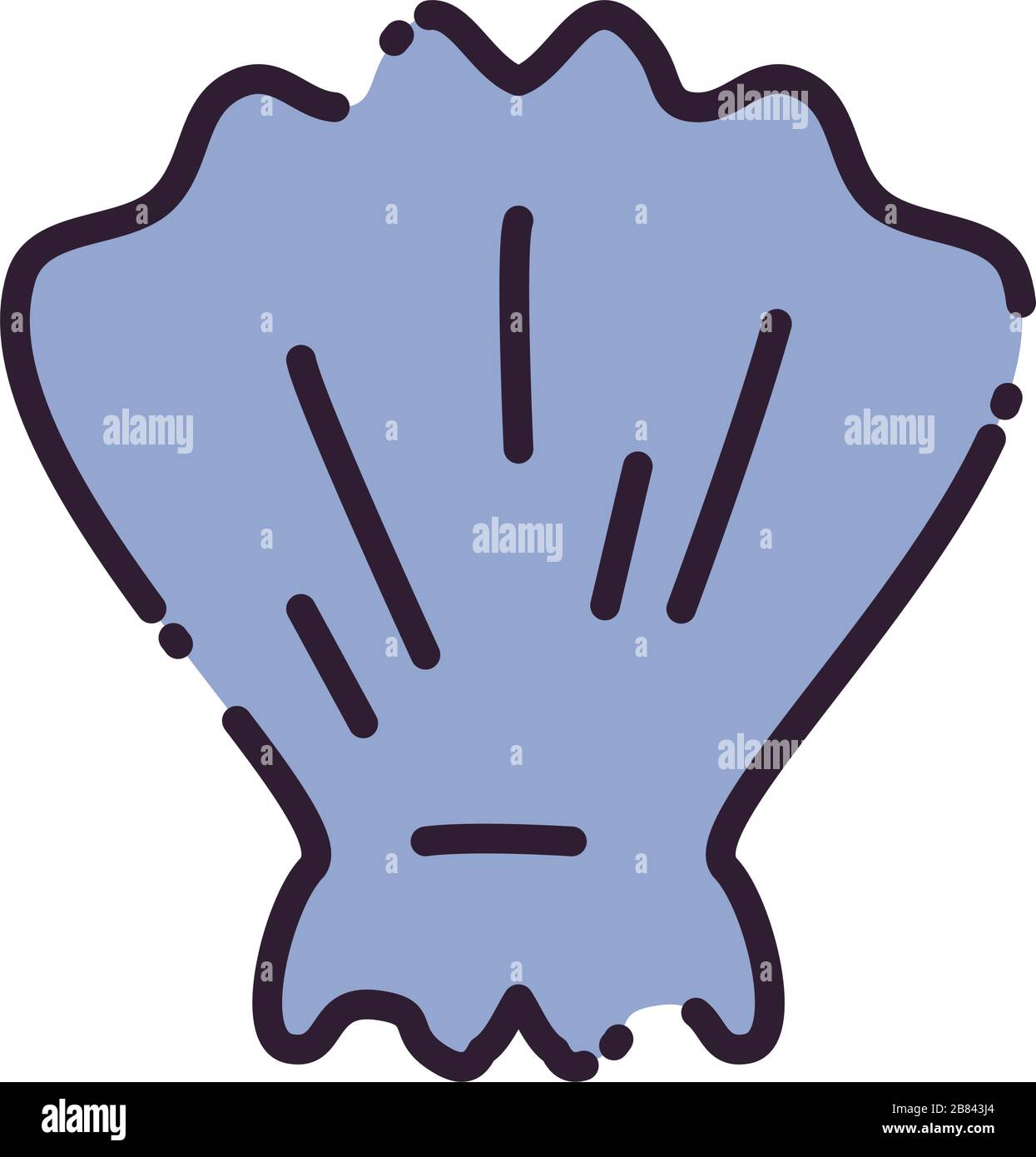 Shell fill style icon design Sea life ecosystem fauna ocean underwater ...