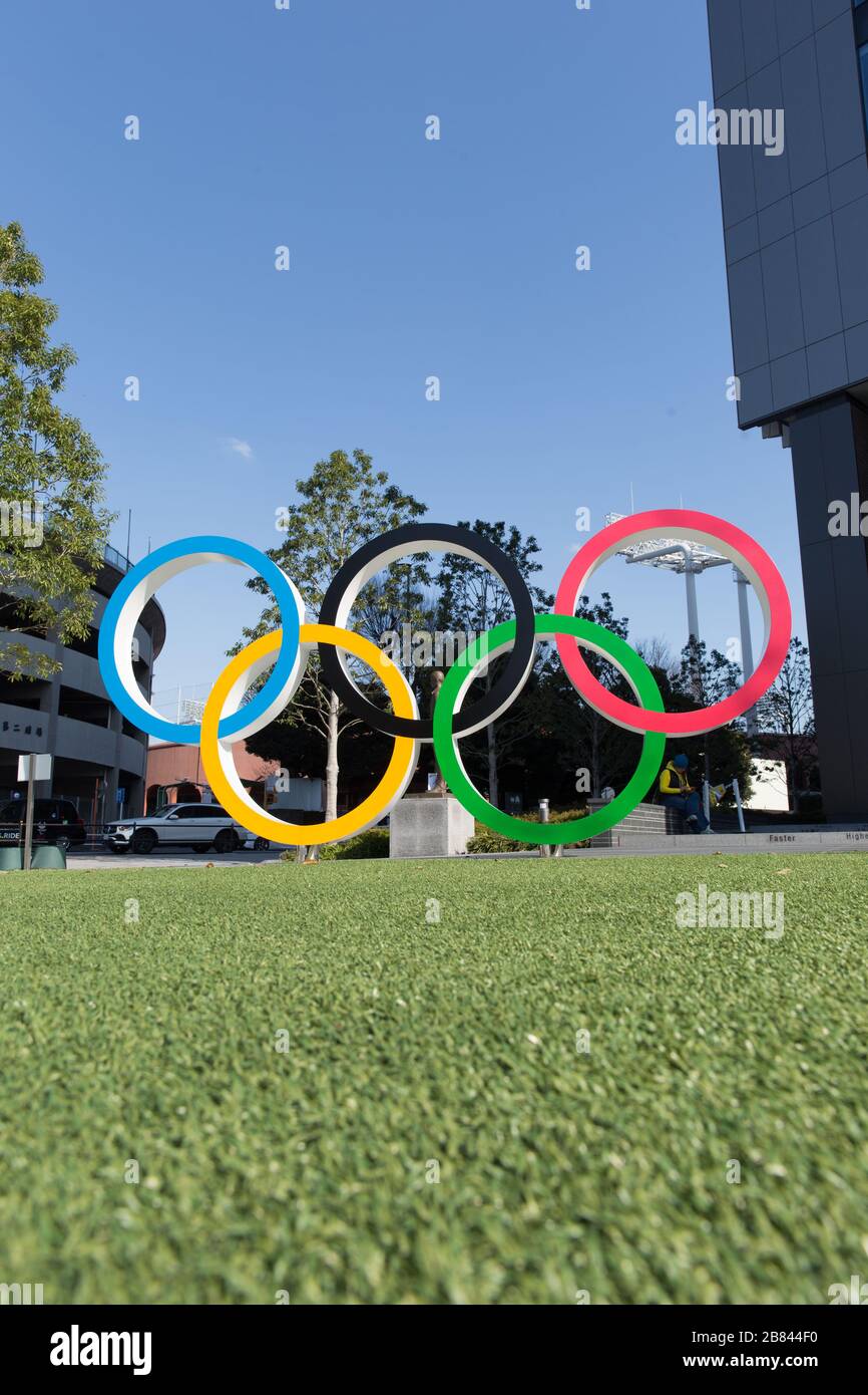 2020 olympic rings hi-res stock photography and images - Alamy