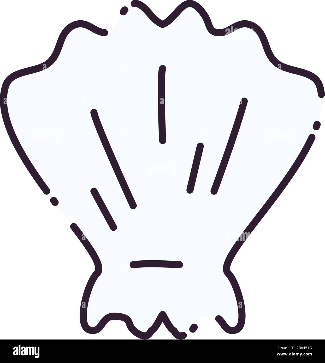 Shell line style icon design Sea life ecosystem fauna ocean underwater ...