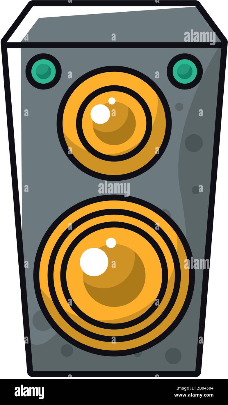 speaker sound audio device icon Stock Vector Image & Art - Alamy