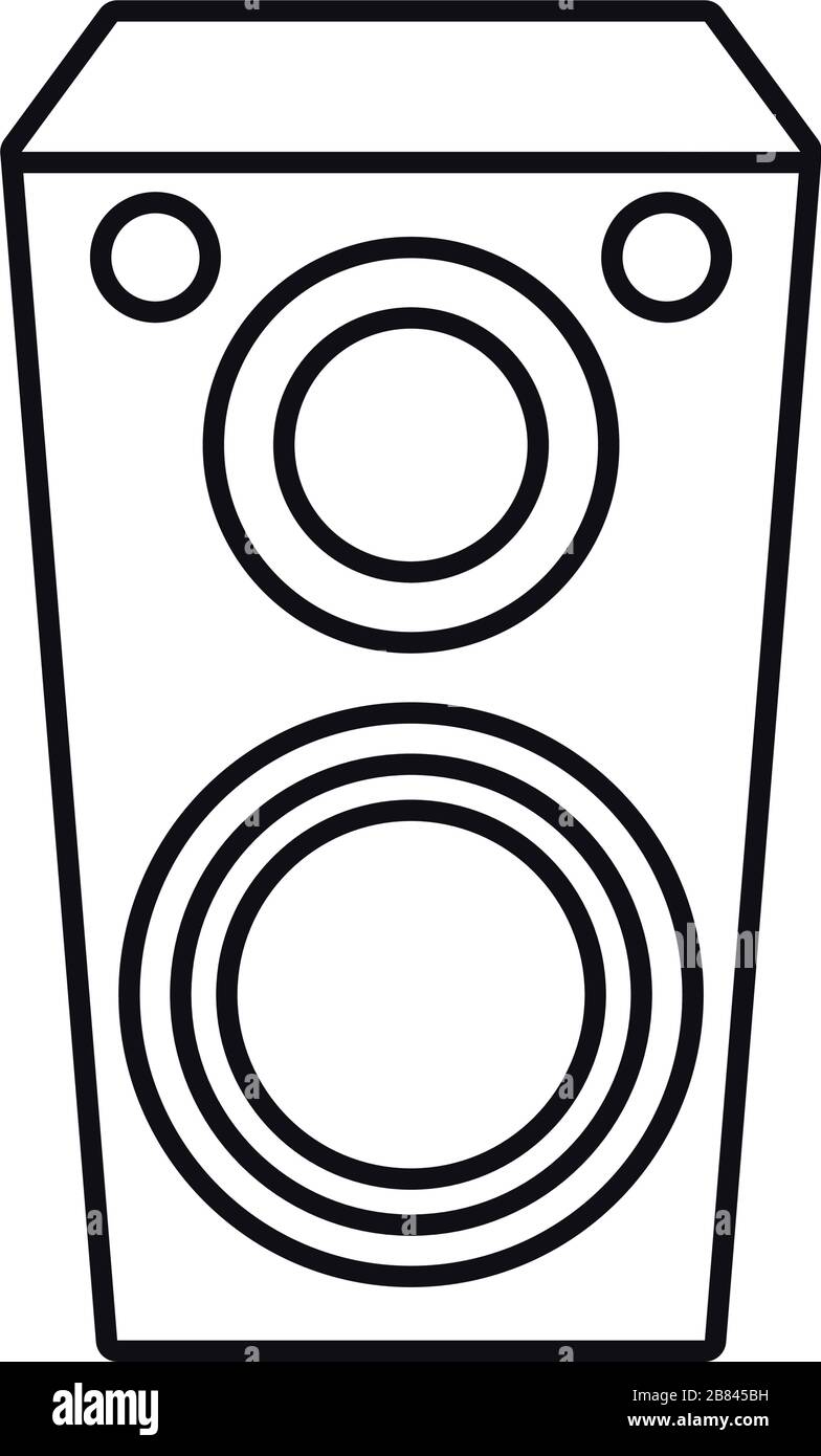 speaker sound audio device icon Stock Vector Image & Art - Alamy