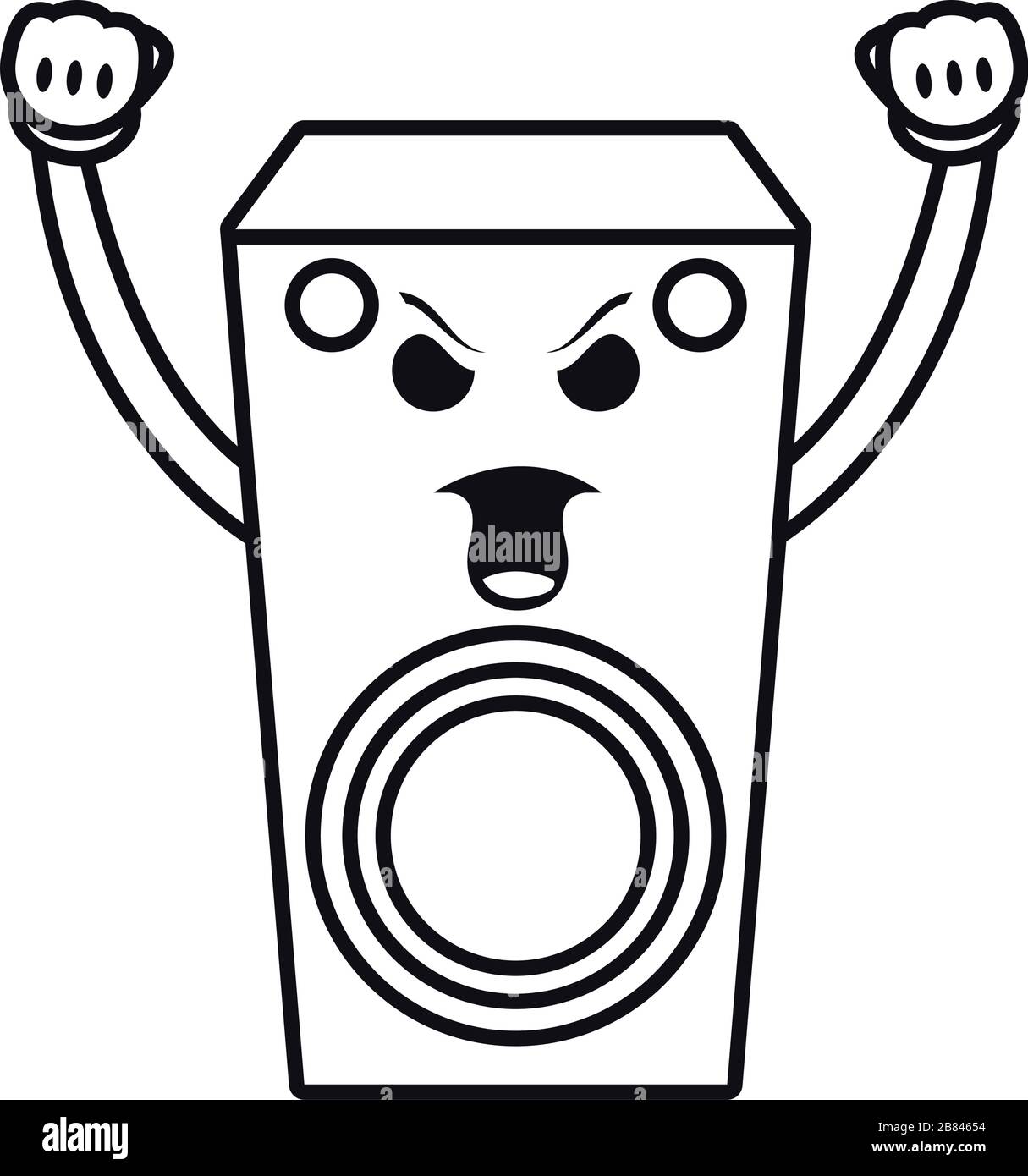 speaker sound audio comic character Stock Vector Image & Art - Alamy