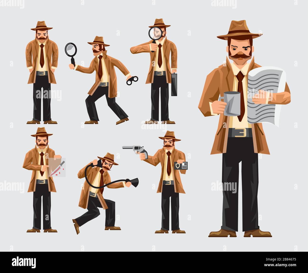 Detective department Stock Vector Images - Alamy