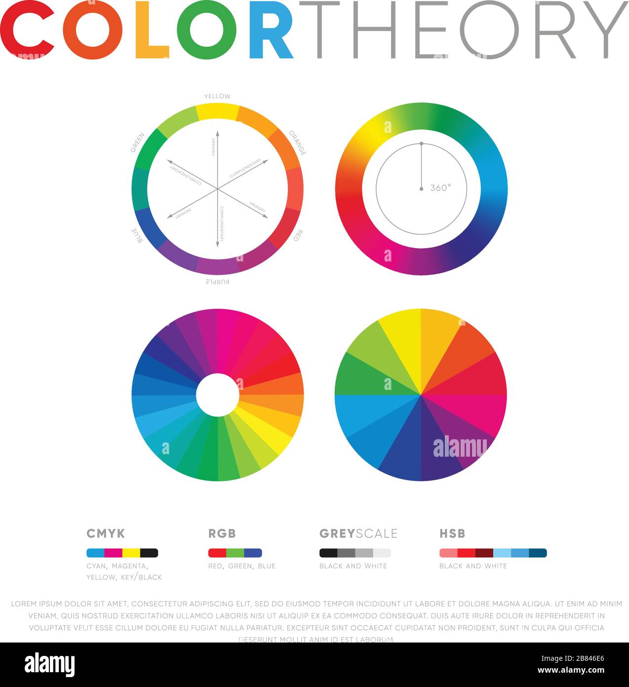 Color theory hi-res stock photography and images - Alamy